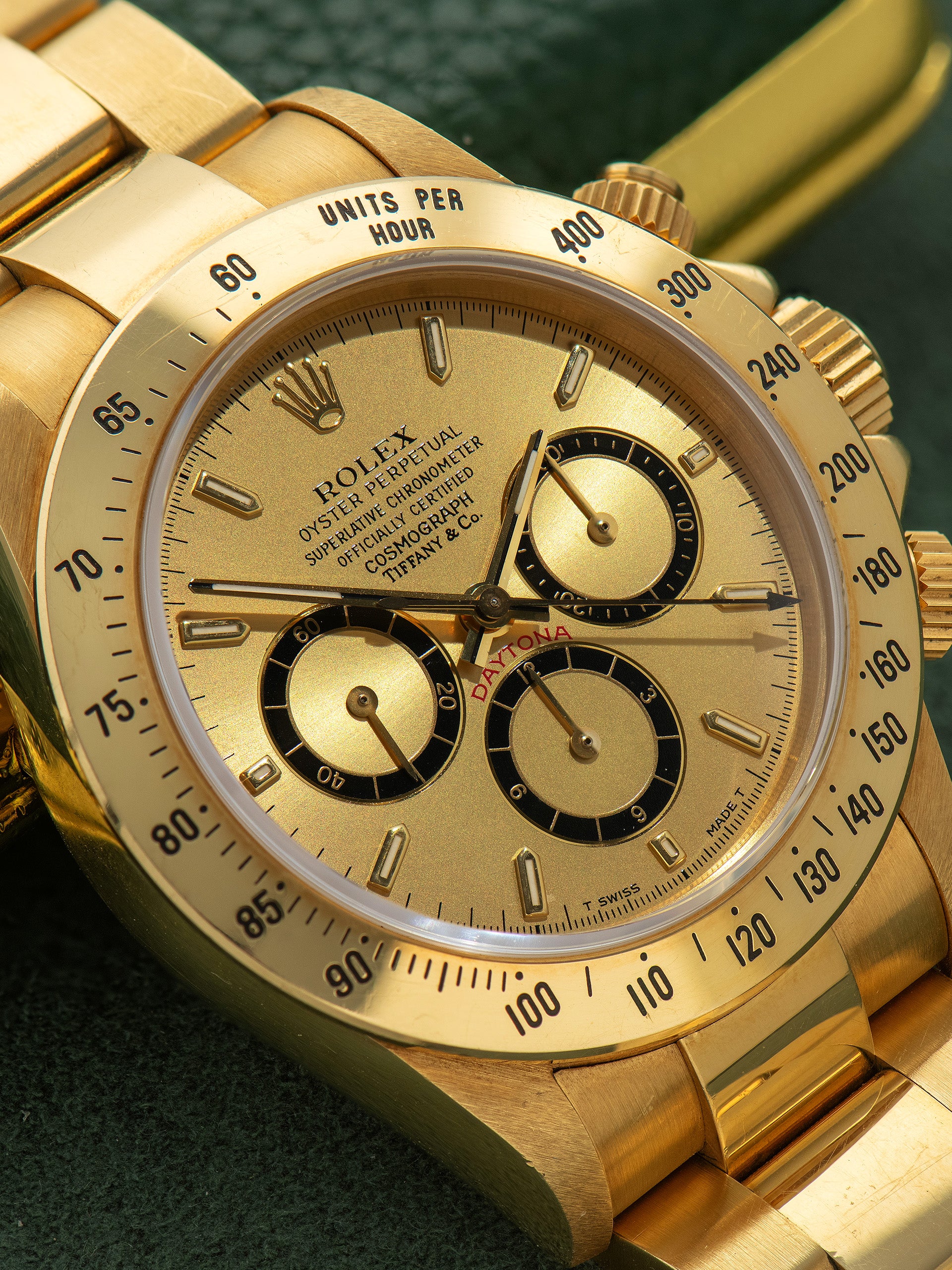 *Unpolished* 1991 Rolex 'Zenith' Daytona 18K YG (Ref. 16528) Champagne