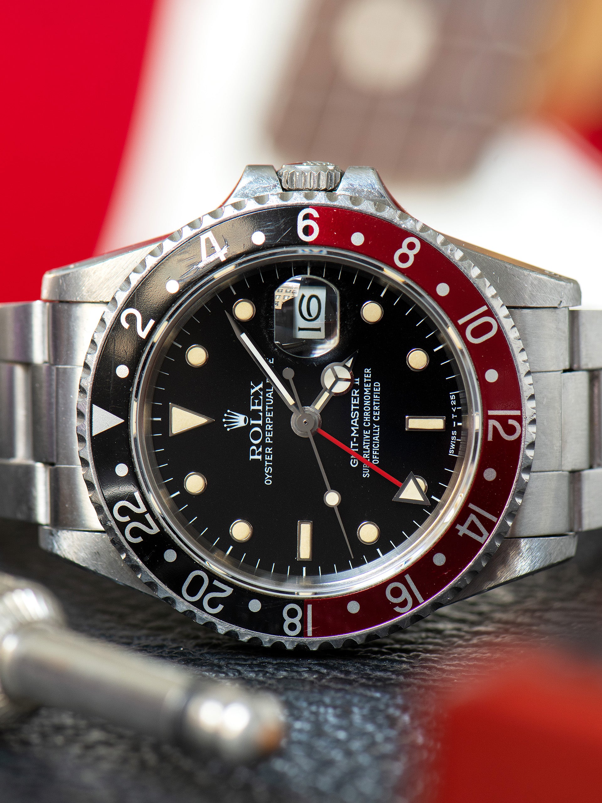 *Unpolished* 1986 Rolex GMT-Master II (Ref. 16760) "Fat Lady" W/ Box