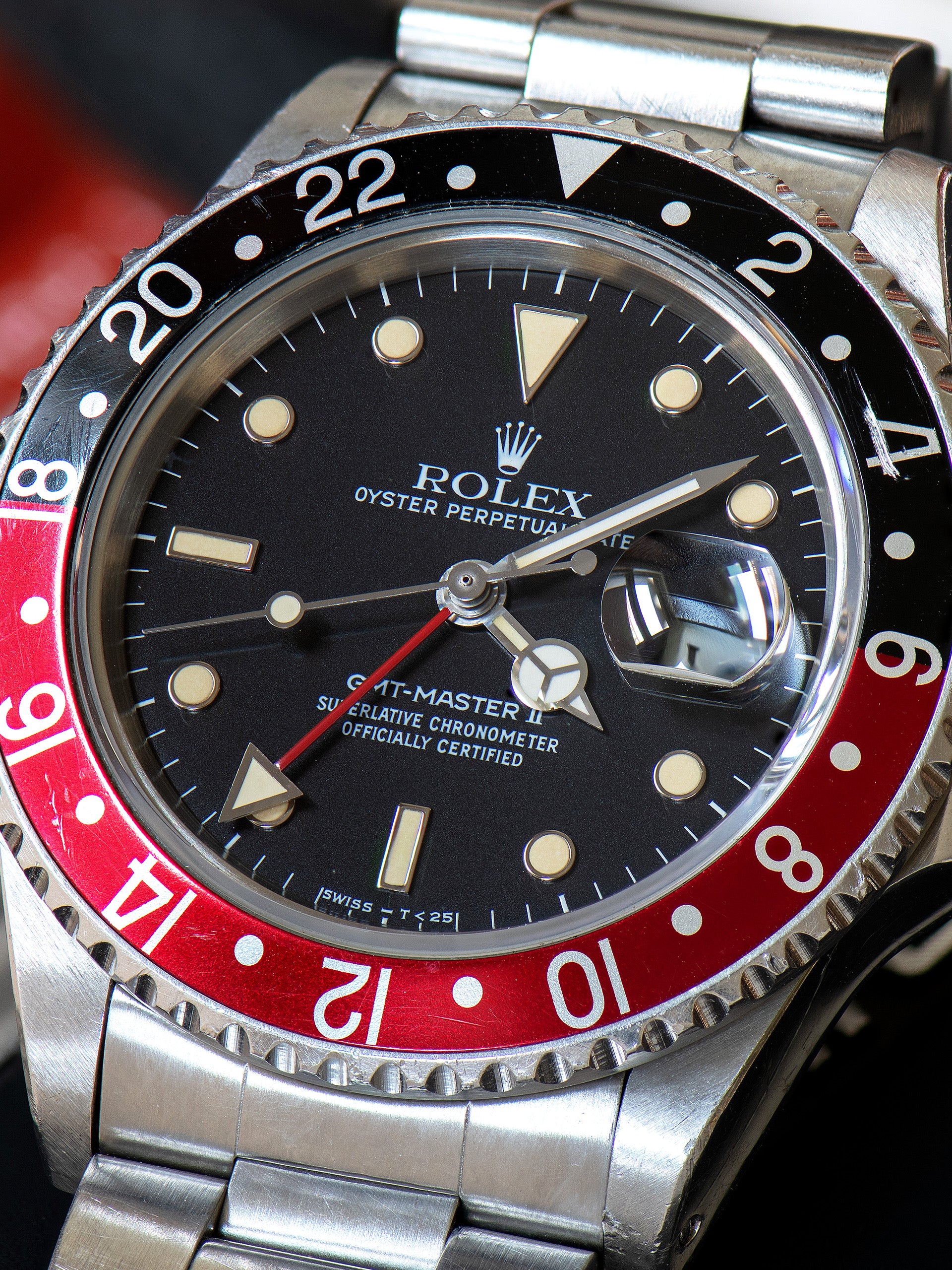 *Unpolished* 1986 Rolex GMT-Master II (Ref. 16760) "Fat Lady" W/ Box