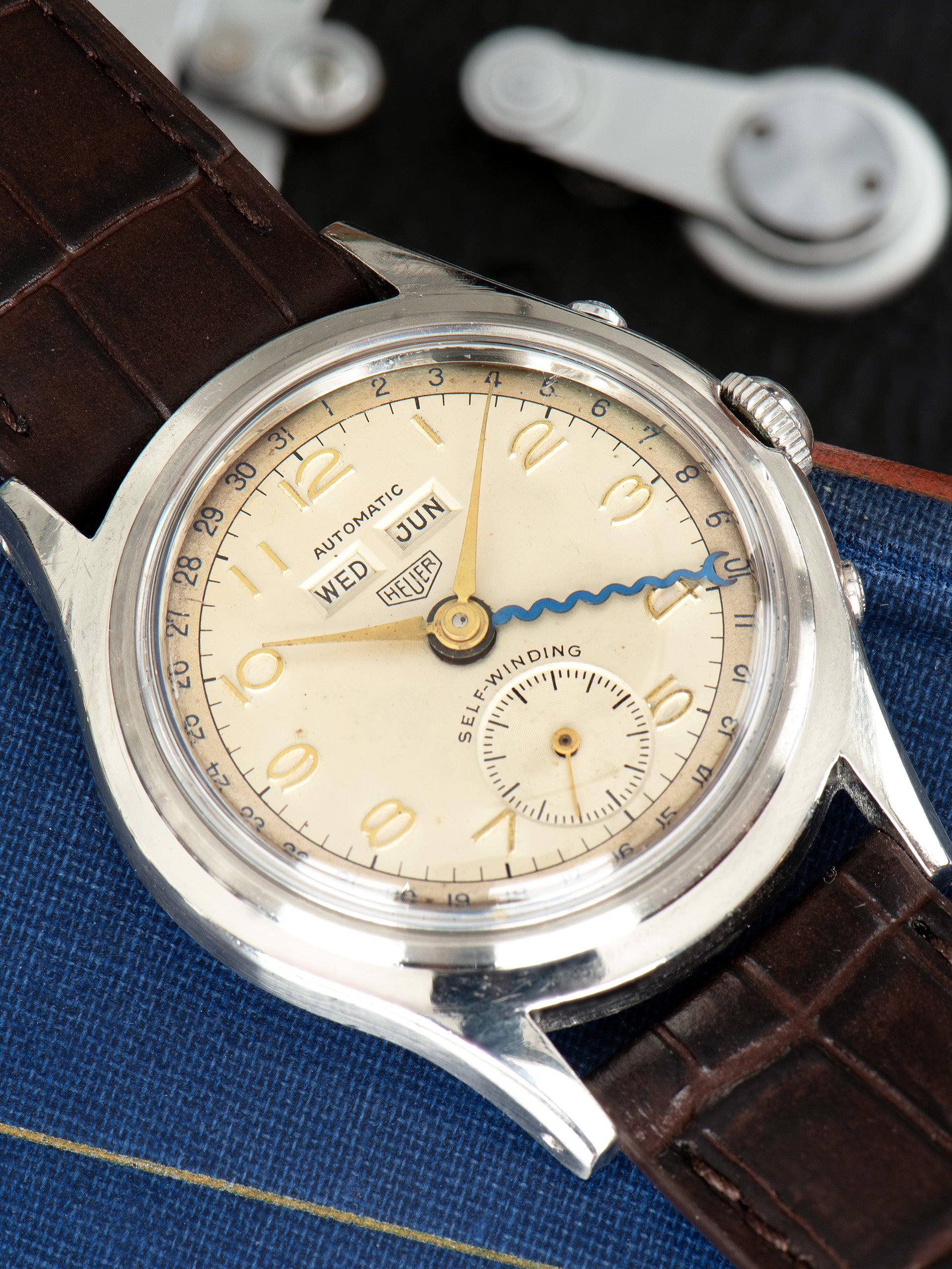 1950s Heuer Triple Calendar (Ref. 1806)