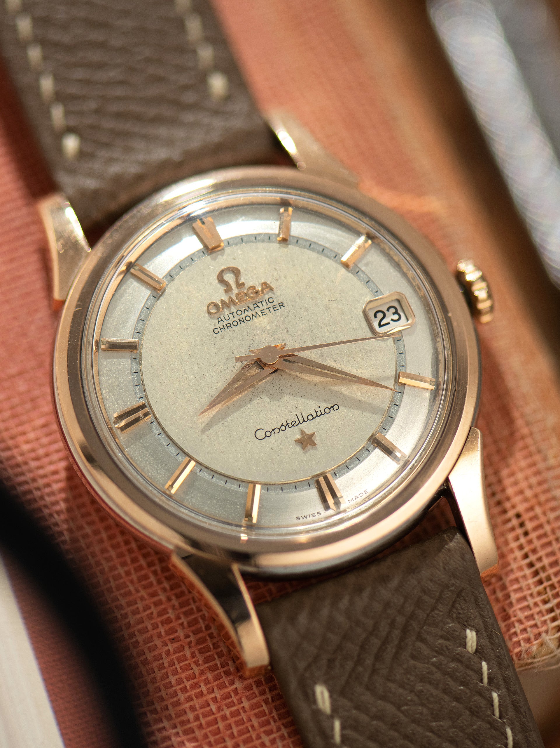 1960 Omega Constellation 'Rose Gold Cap' (Ref. 14393 1 SC) Stepped Two