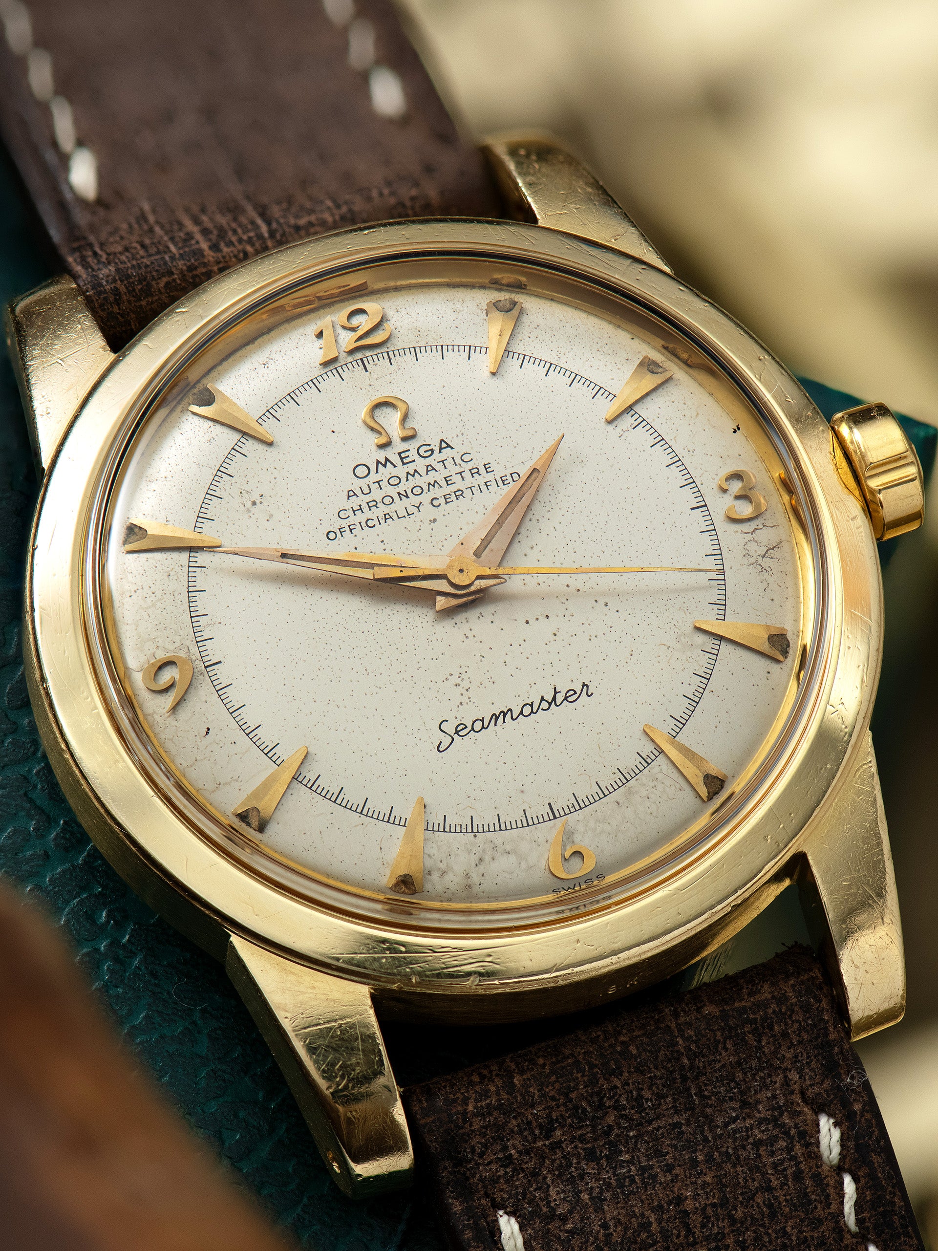 1950 Omega Seamaster Automatic Chronometer 18K YG (Ref. 2577/2520) 'Ca