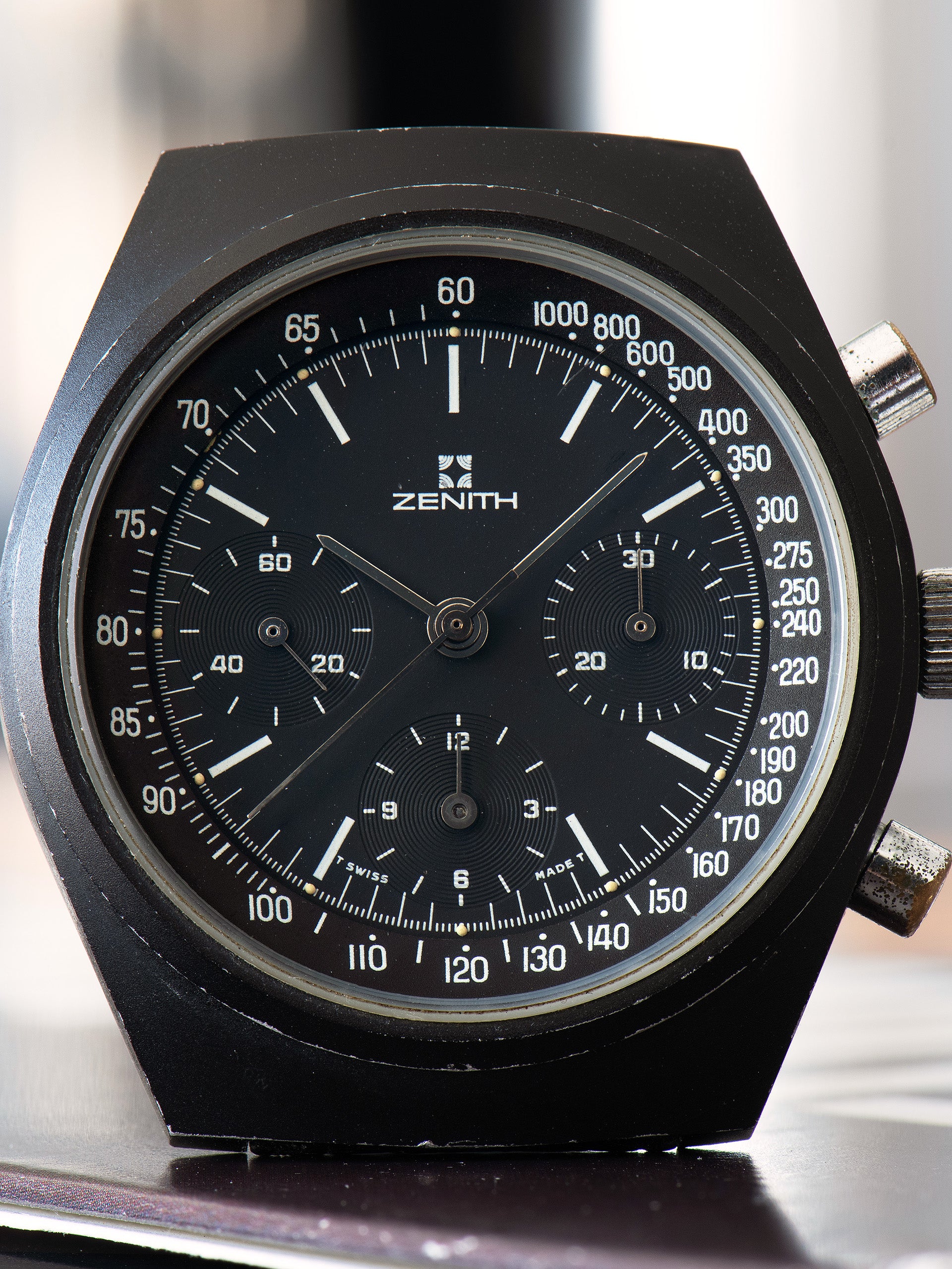 1970s Zenith "Shadow Prototype" Chronograph PVD 'Cal. 146 HP'