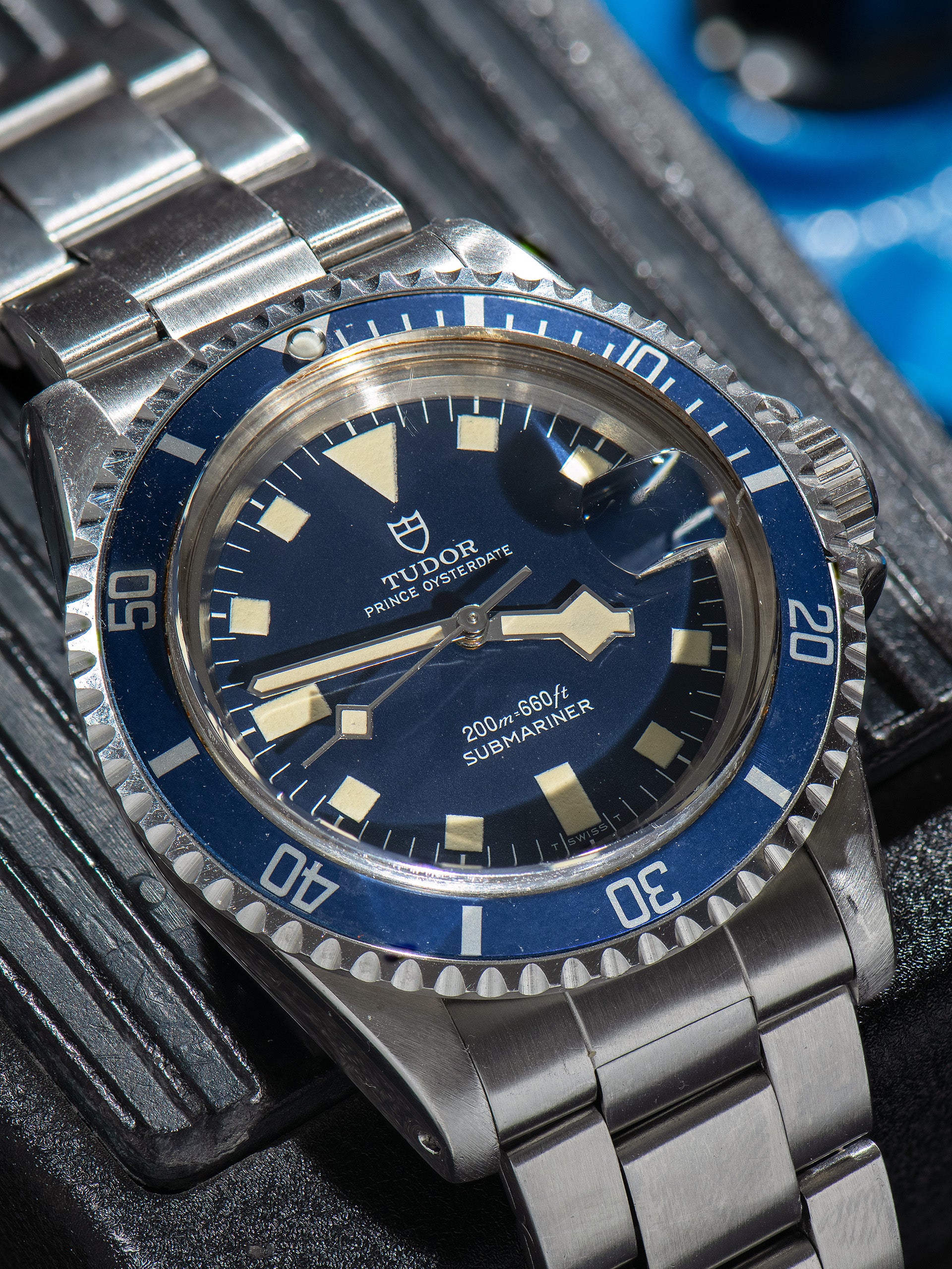 1982 Tudor "Snowflake" Submariner (Ref. 94110) Blue Dial