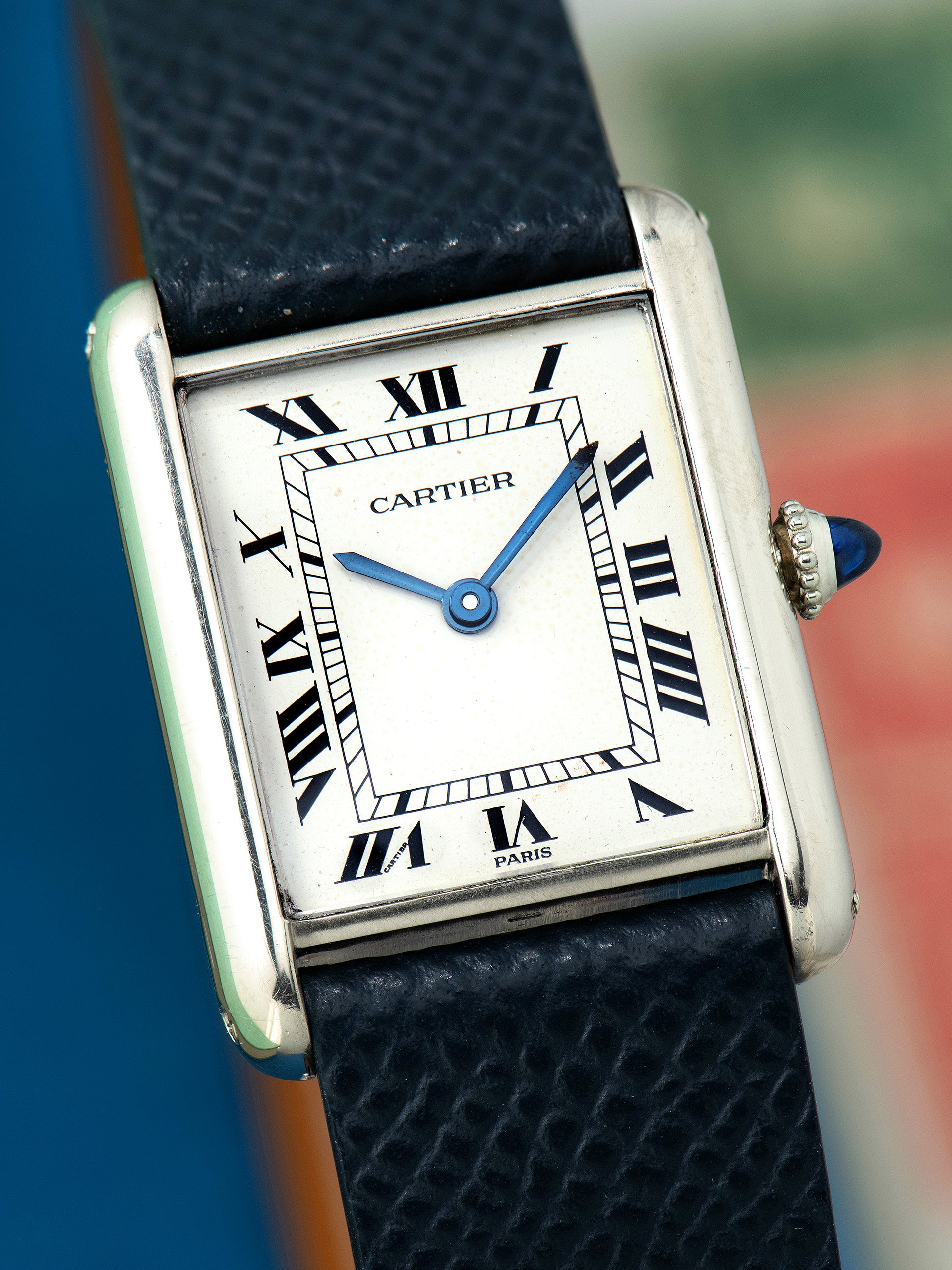 1970s Cartier Paris Tank LC (Ref. 78086) 18K WG