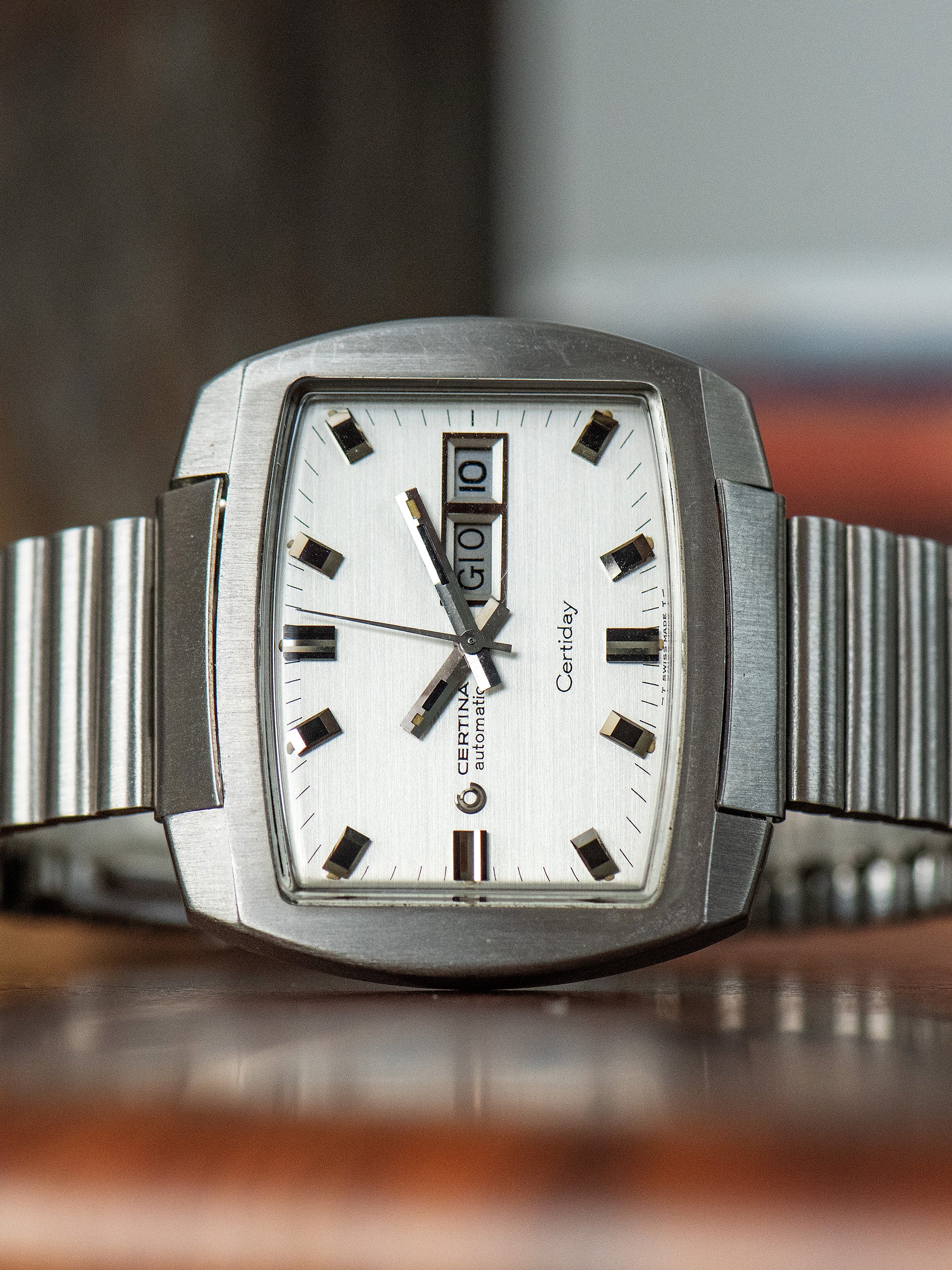 *Unpolished* 1970s Certina Certiday (Ref. 5901 173)