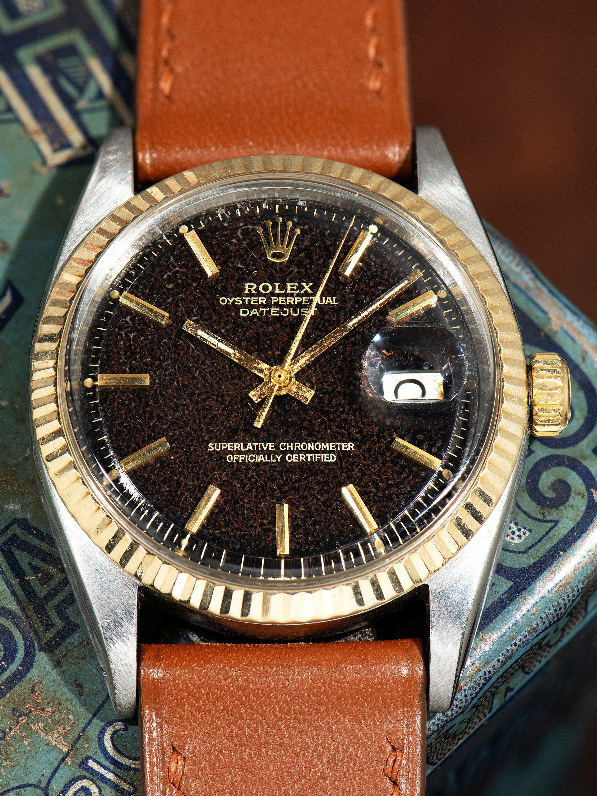 Tropical 1966 Rolex Two-Tone Datejust (Ref. 1601) Gilt Dial