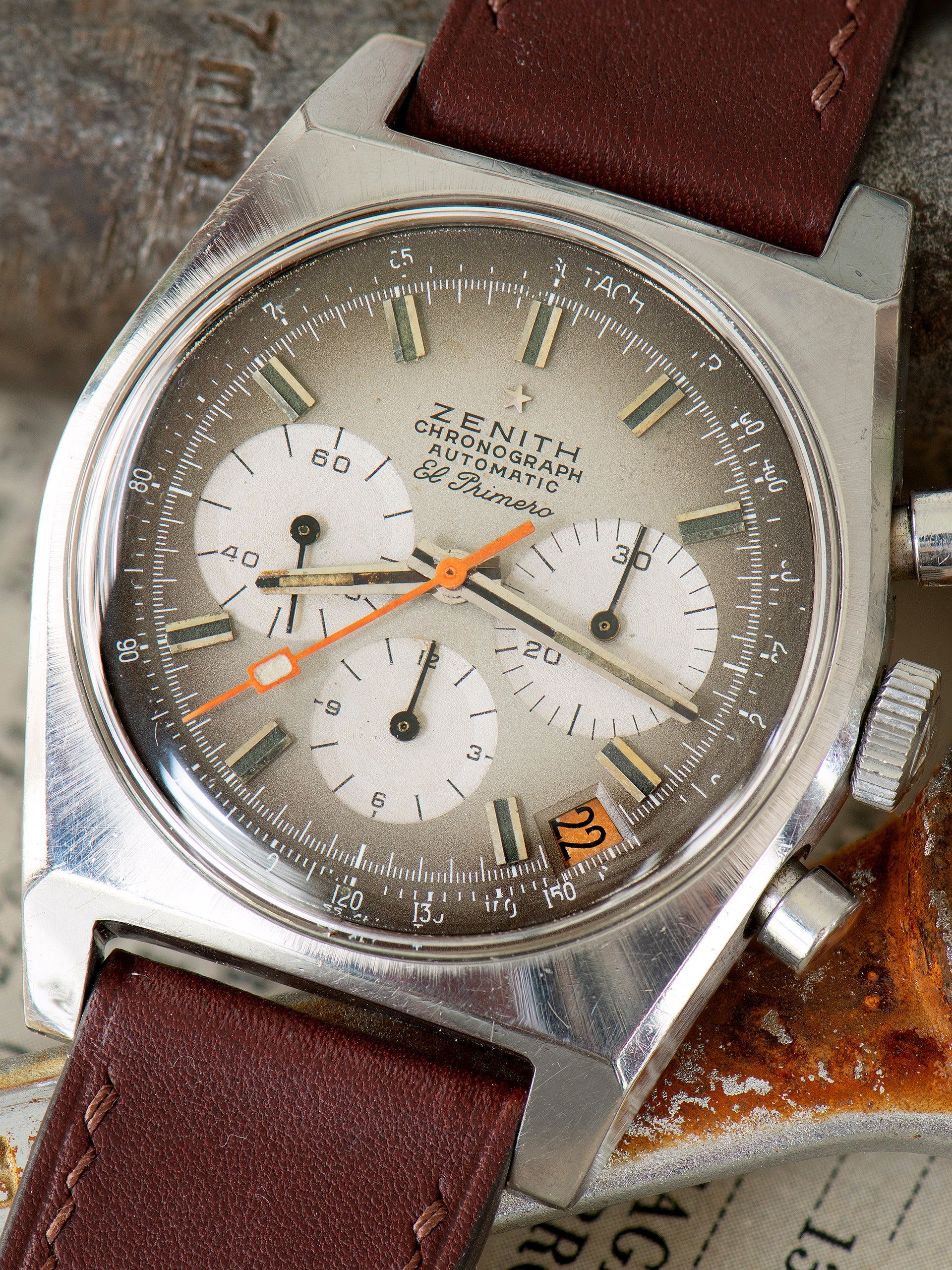 1970s Zenith El Primero Automatic Chronograph (Ref. A385)