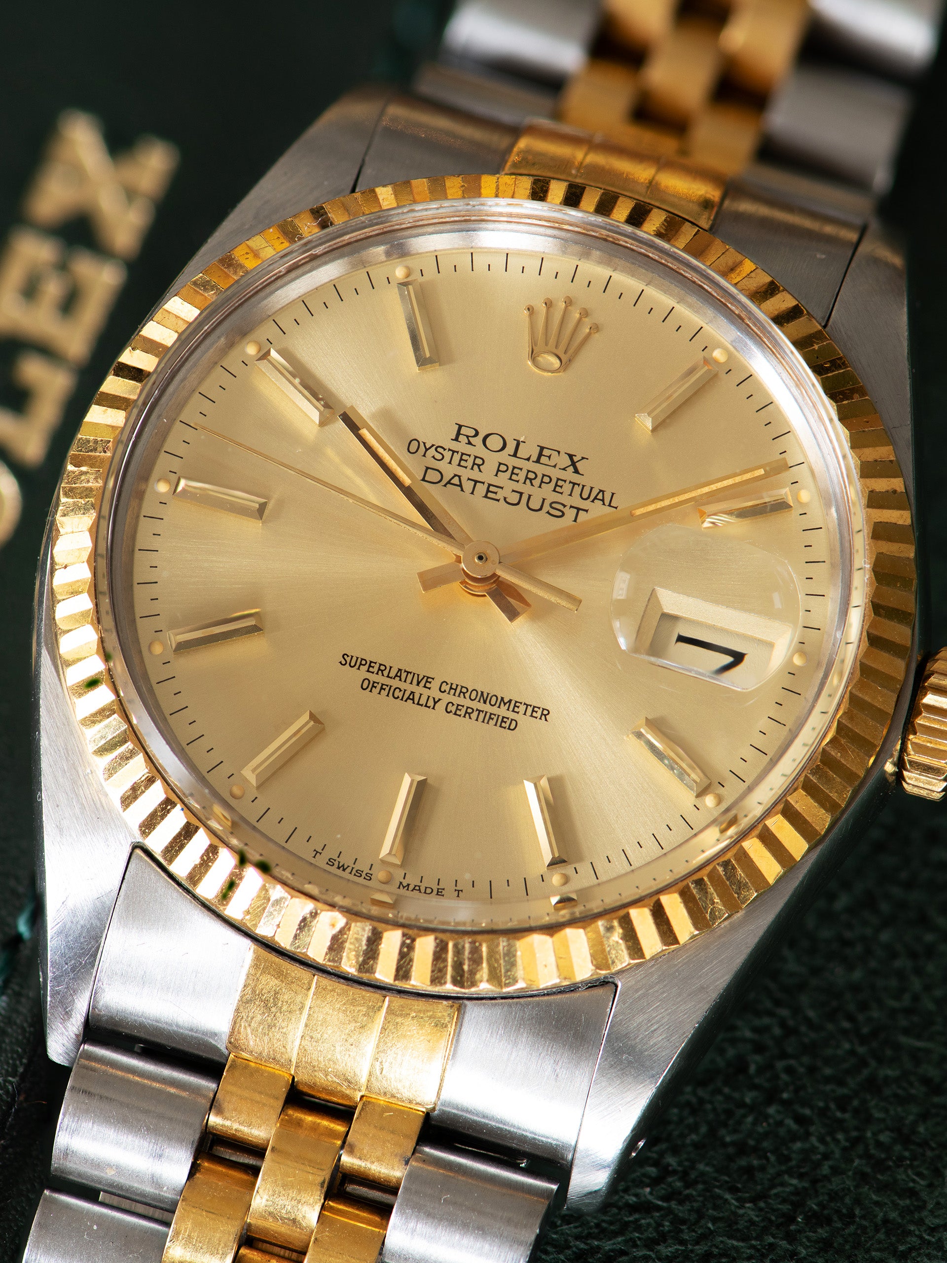 1986 Rolex Two-Tone Datejust (Ref. 16013) Champagne Dial