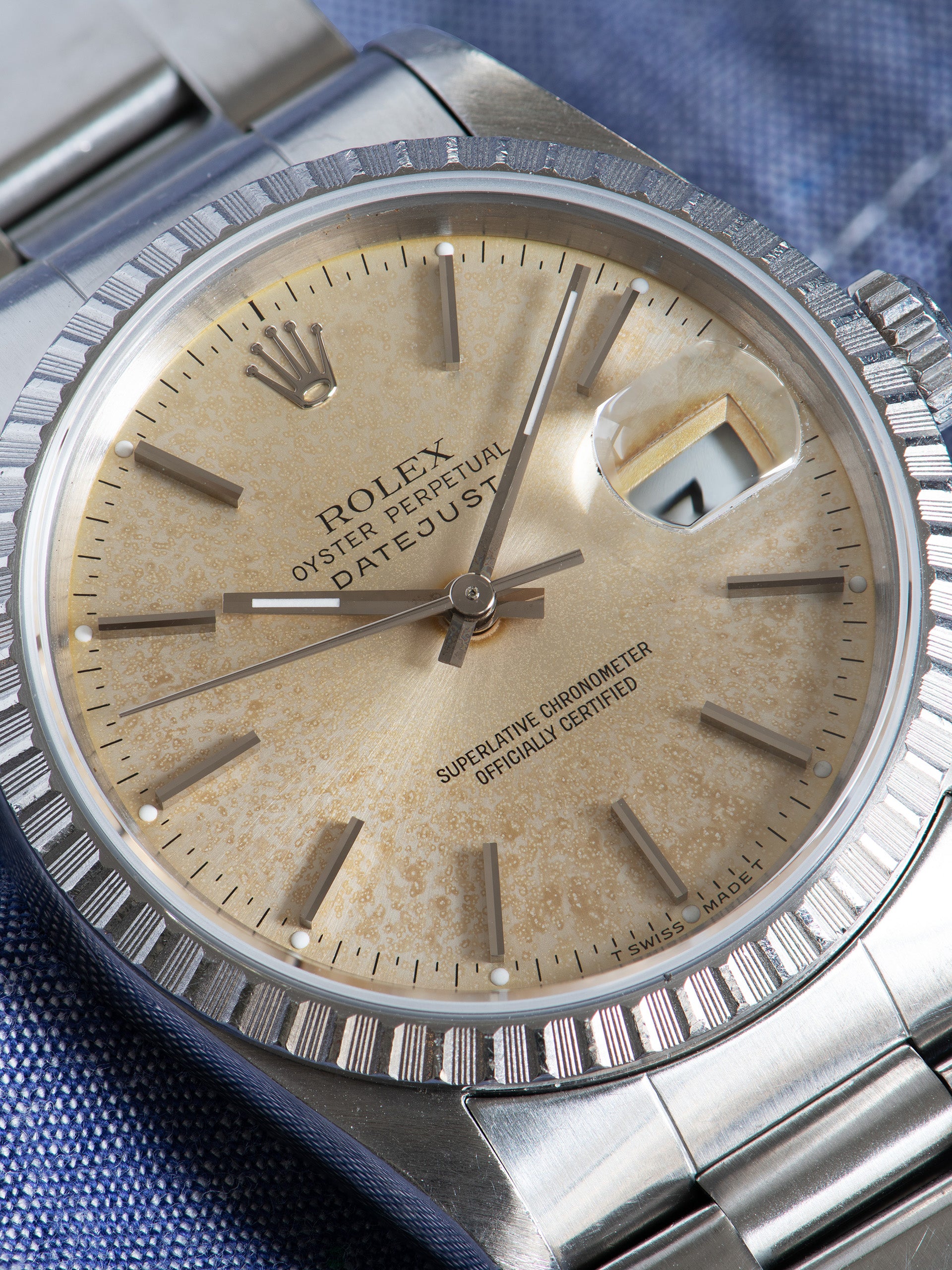Tropical 1991 Rolex Datejust (Ref. 16220) "IBM Quarter Century Club"