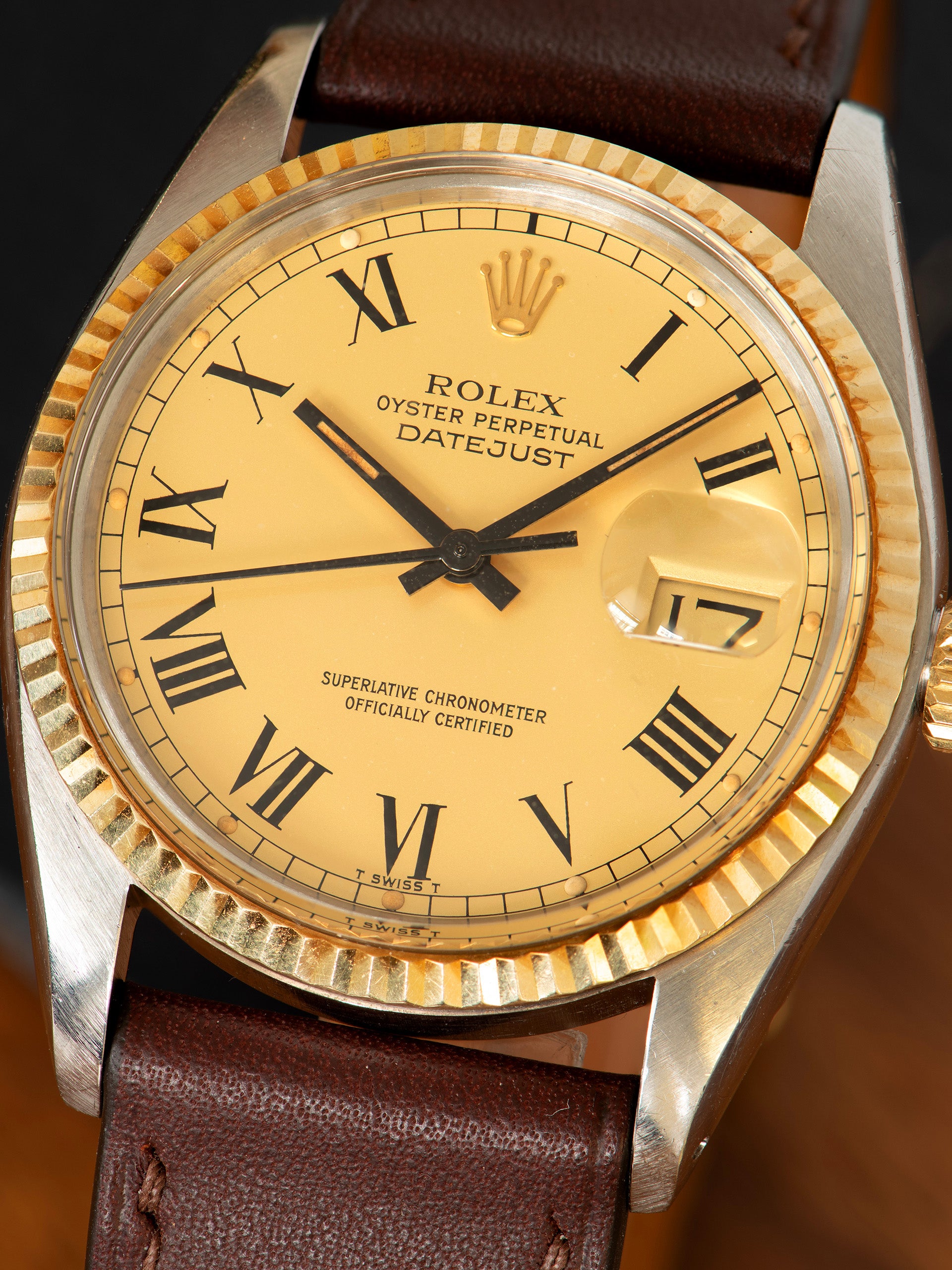 1979 Rolex Two-Tone Datejust (Ref. 16013) Lemon "Buckley" Dial