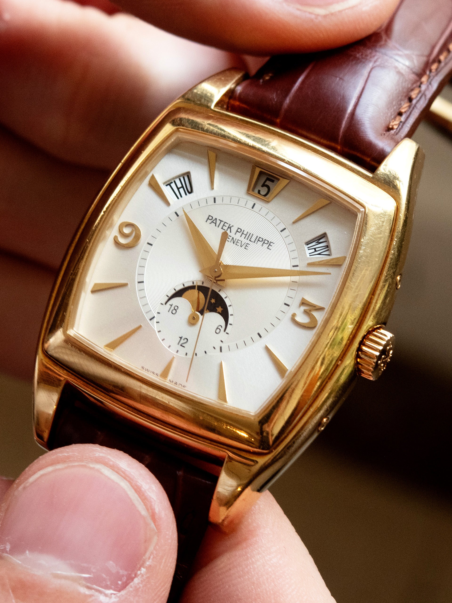 2006 Patek Philippe Gondolo Calendario Moonphase 18K YG (Ref. 5135J) W