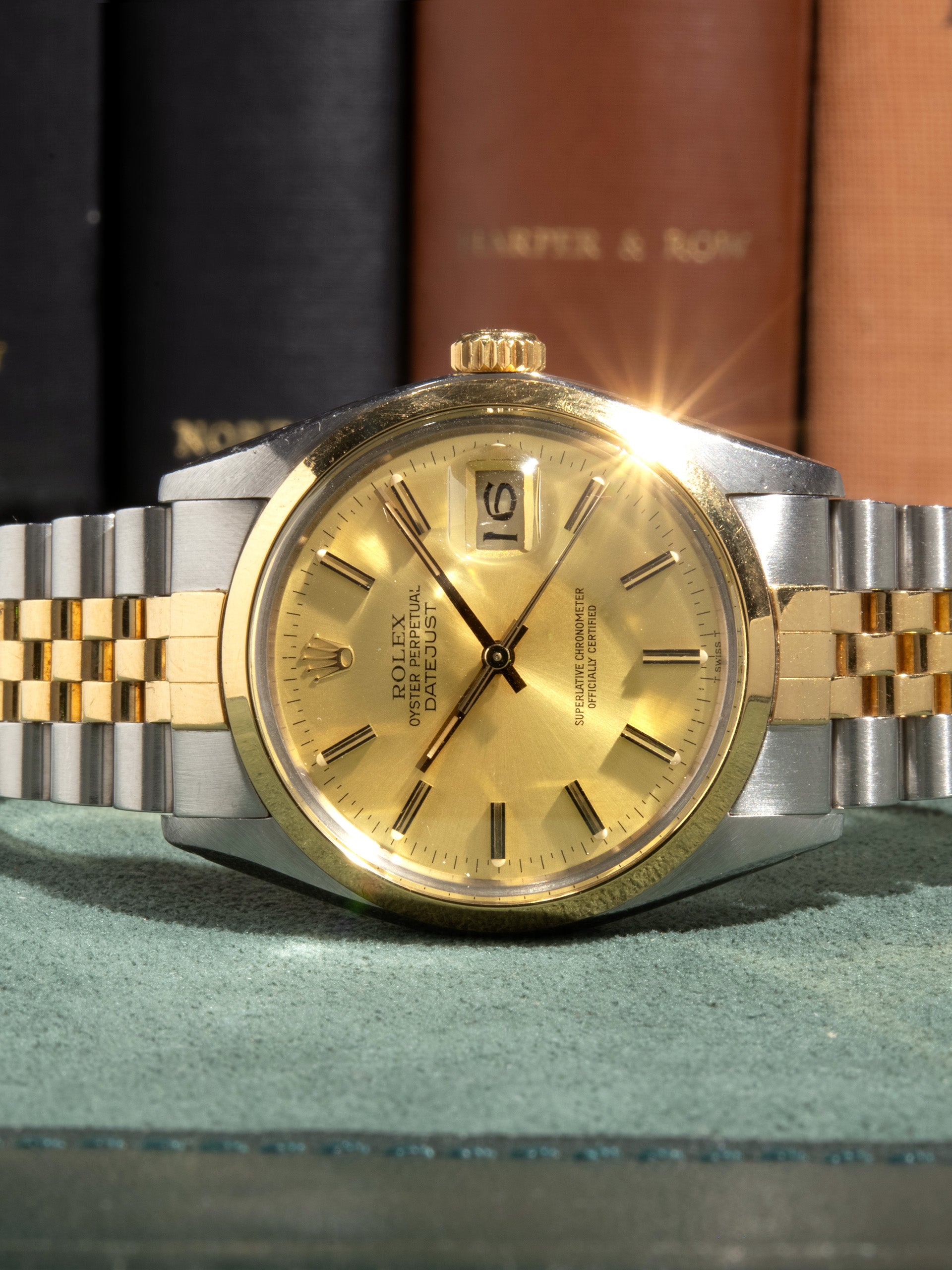 *Rare* 1984 Rolex Two-Tone Datejust (Ref. 16003) Champagne Dial W/ Pap