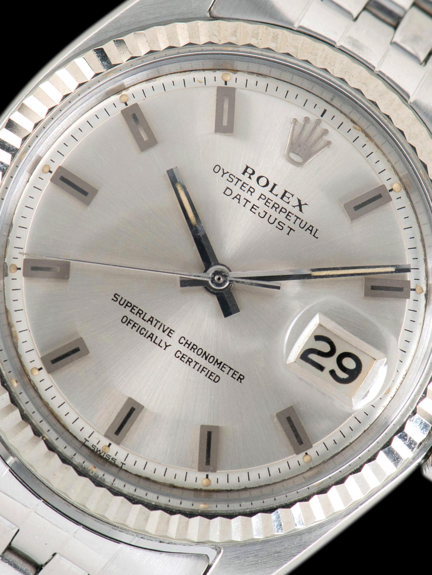 1967 Rolex Datejust (Ref. 1601) Silver "Block Marker" Dial