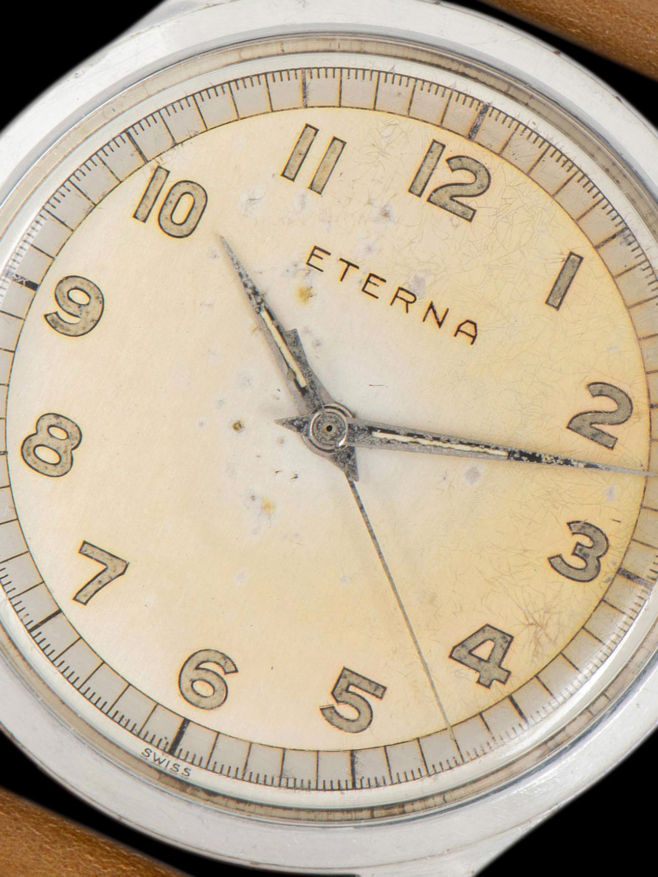 1940s Eterna Manual-Wind Field Watch "Oversized"