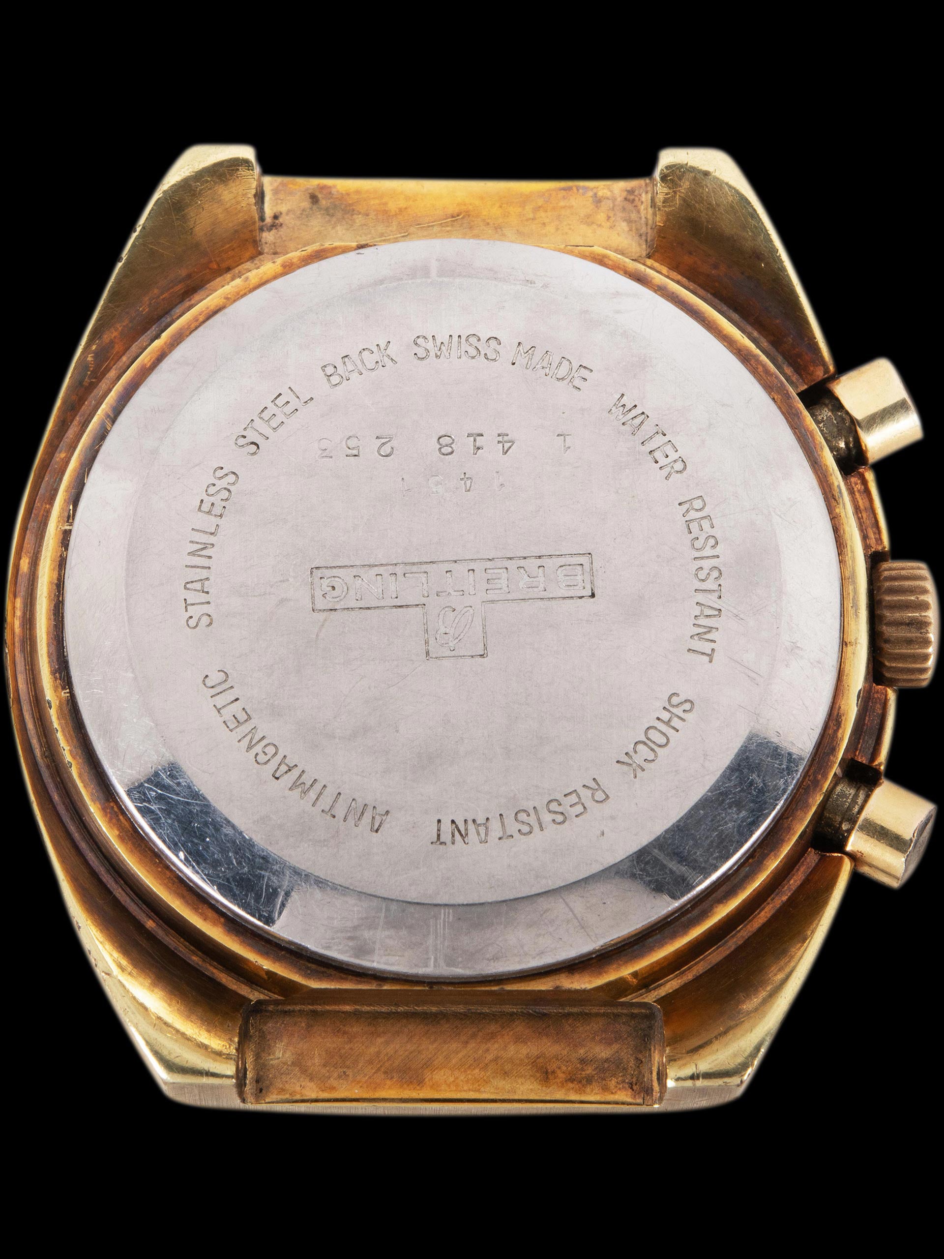 1973 Breitling Tri-Compax Chronograph Gold Cap (Ref. 1451) "Long Playi