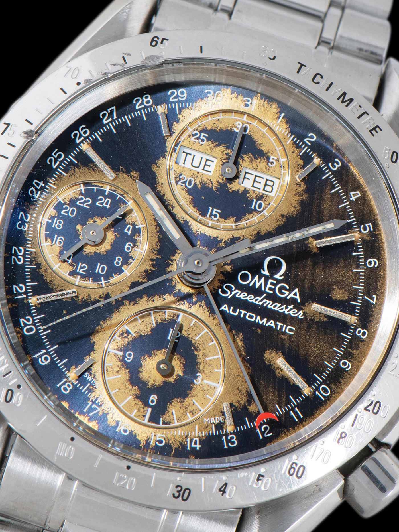 Tropical 1993 Omega Speedmaster Automatic MARK 40 (Ref. 175.0054) Blue