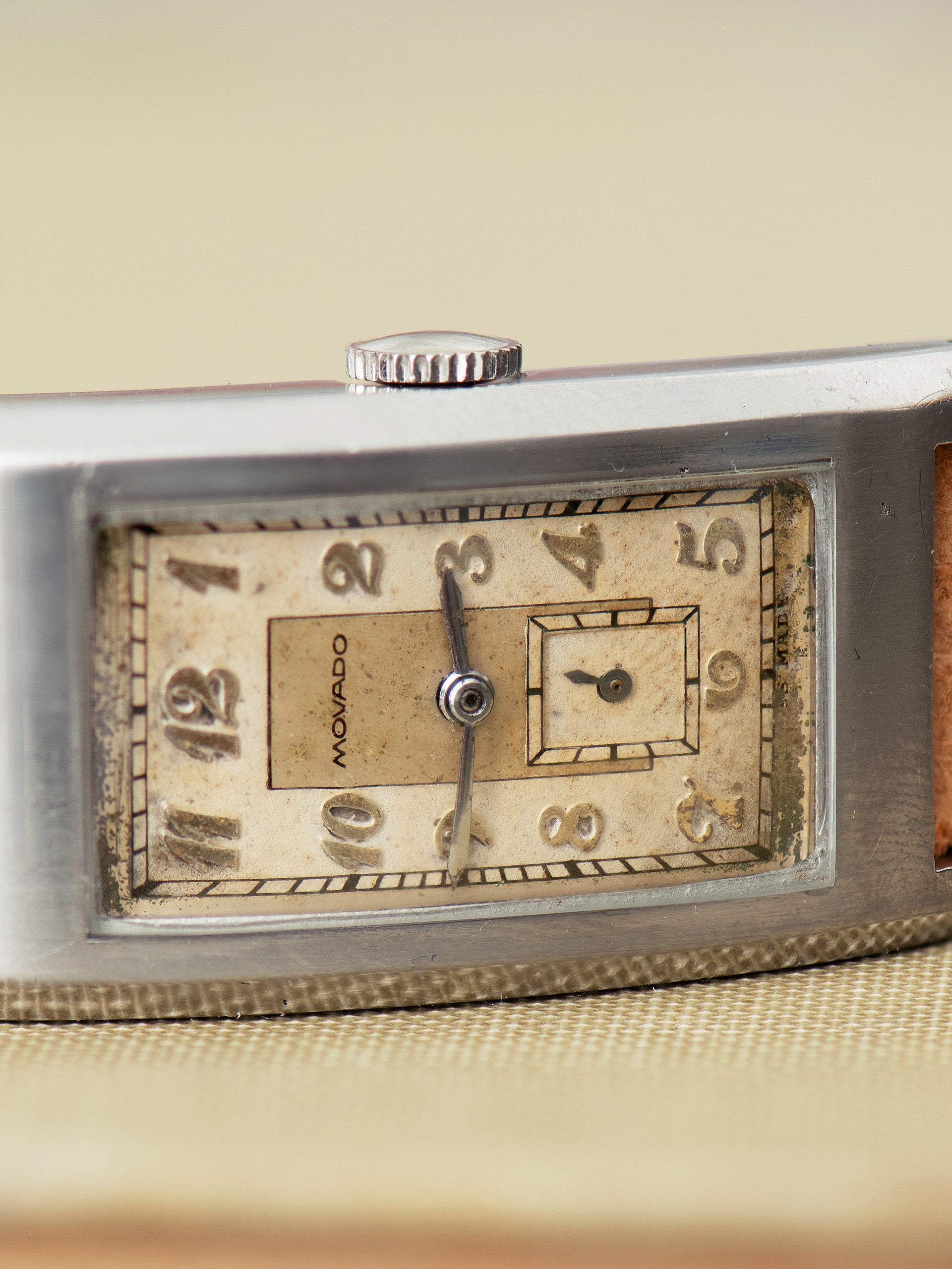 1930s Movado Rectangular Dress Watch (Ref. 12246) "Cal. C440"