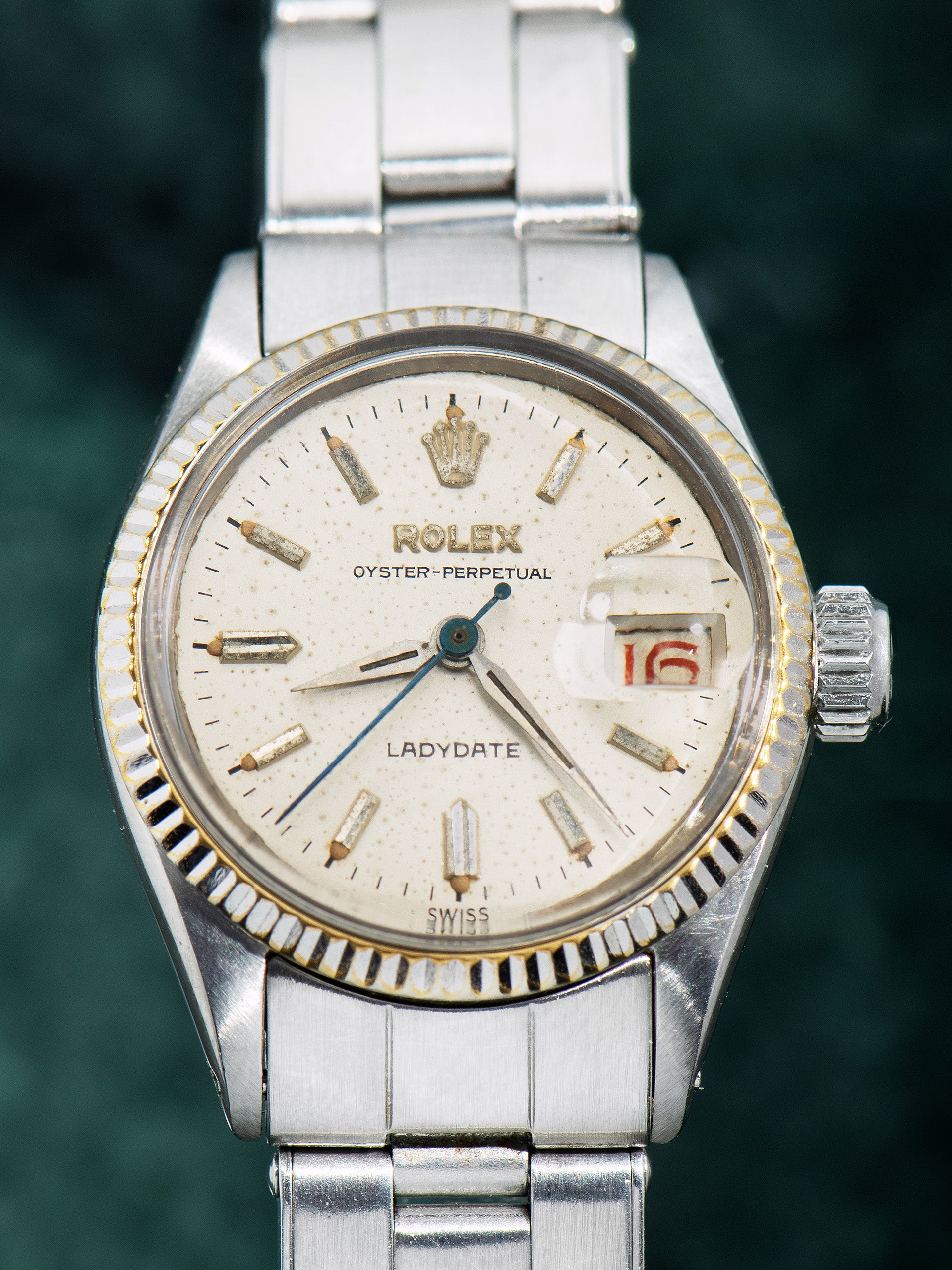 1960 Rolex Ladydate (Ref. 6517) Silver Dial W/ Red Date Wheel