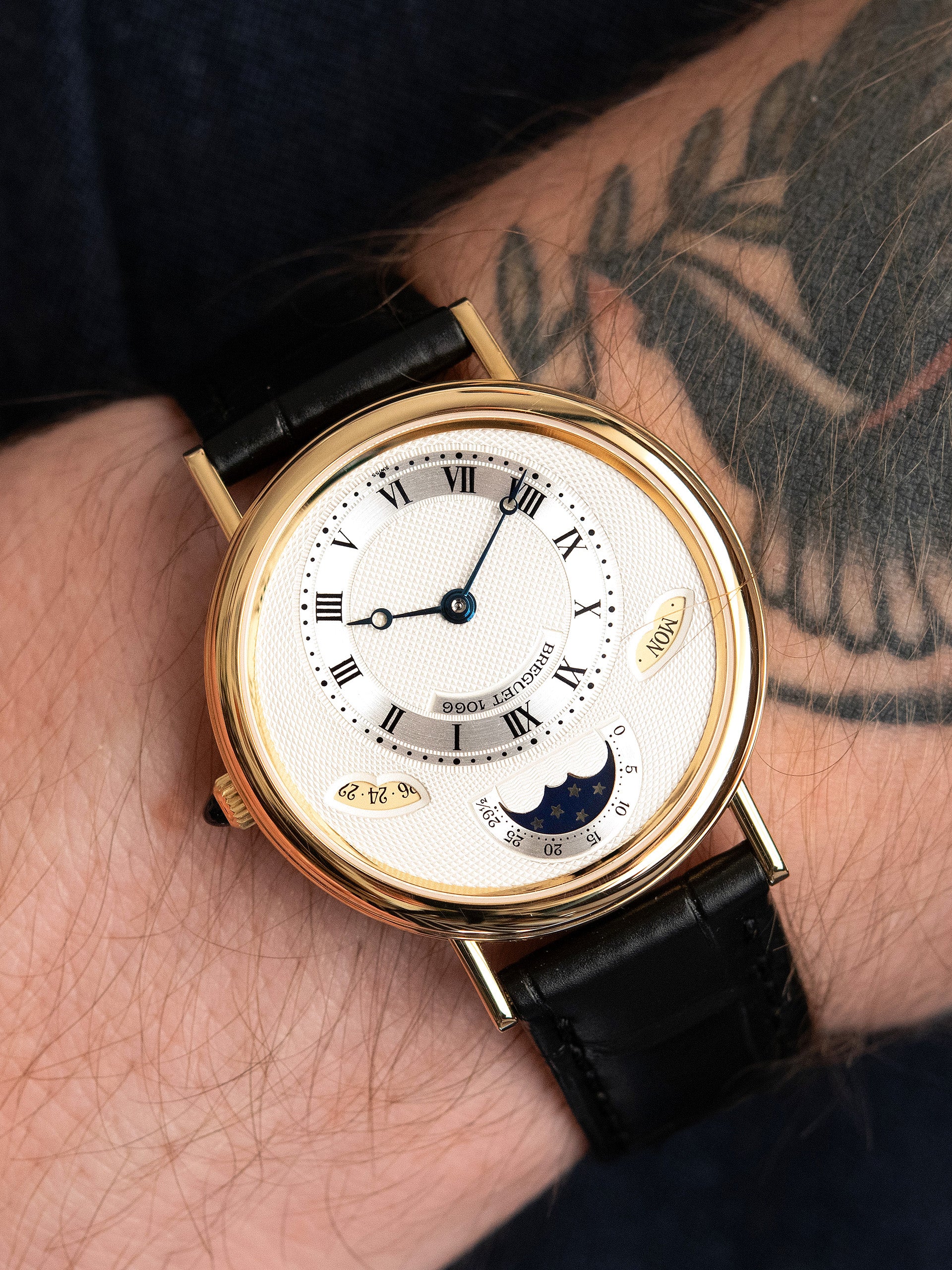 2000s Breguet Classique Day-Date Moonphase 18K YG (Ref. 3330BA) W/ Rec