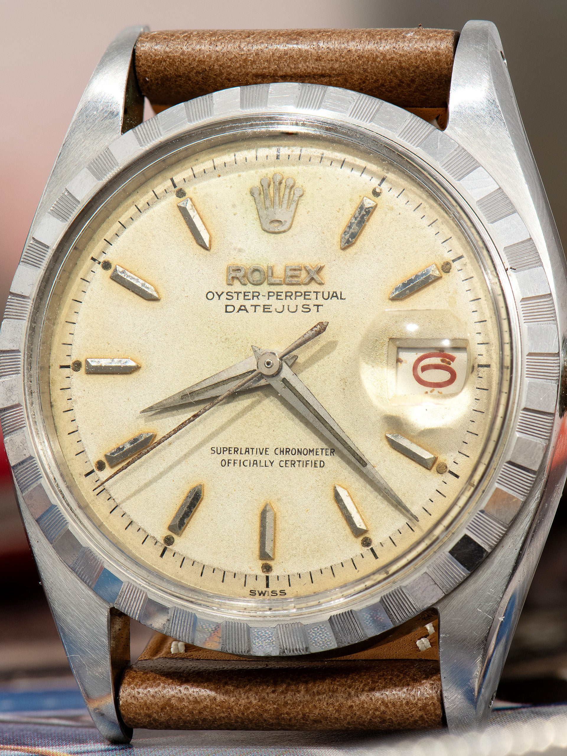 1957 Rolex Datejust (Ref. 6605) W/ Roulette Date Wheel