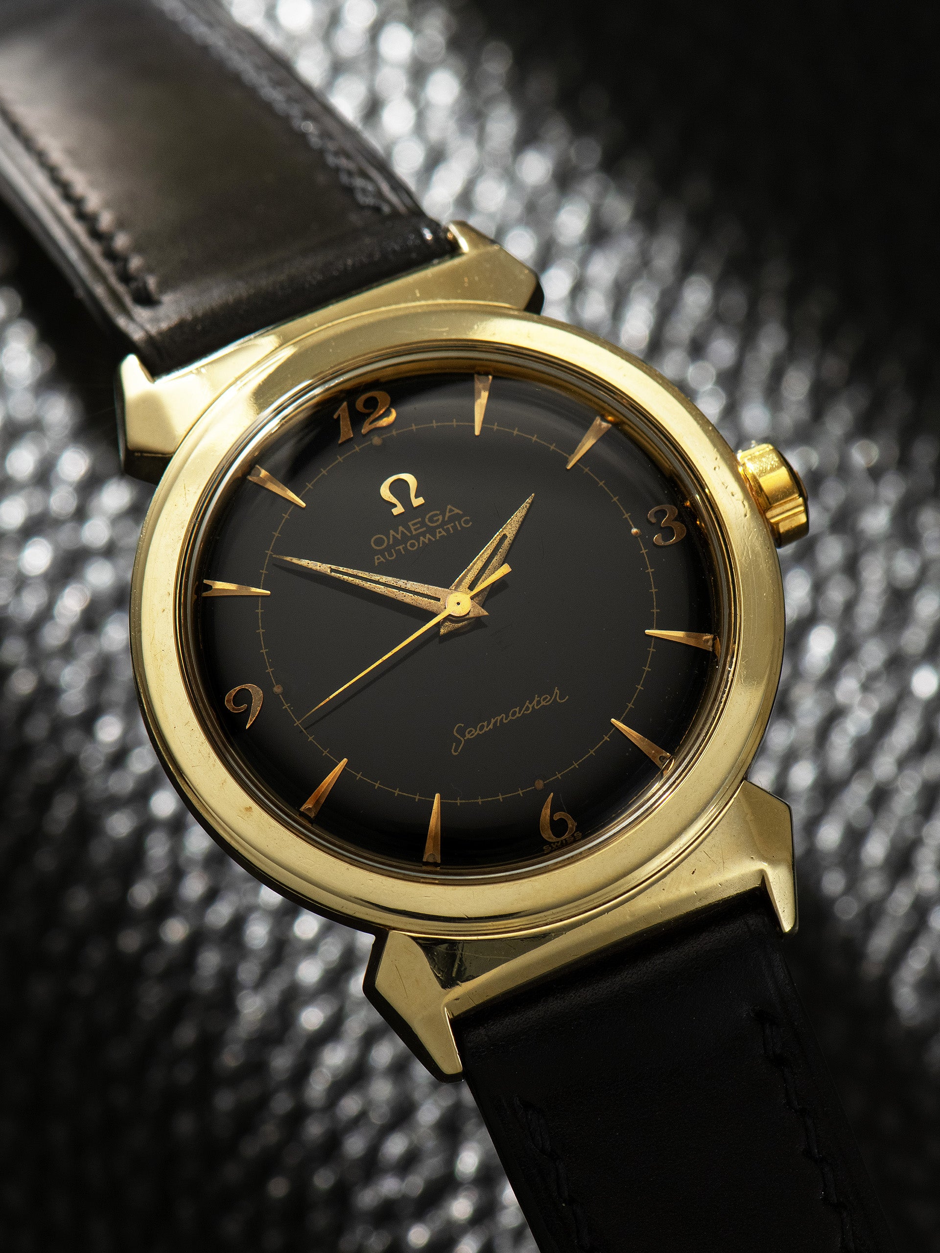 1954 Omega Automatic Seamaster 'Gold Cap' (Ref. 14363-1 SC) Black Dial