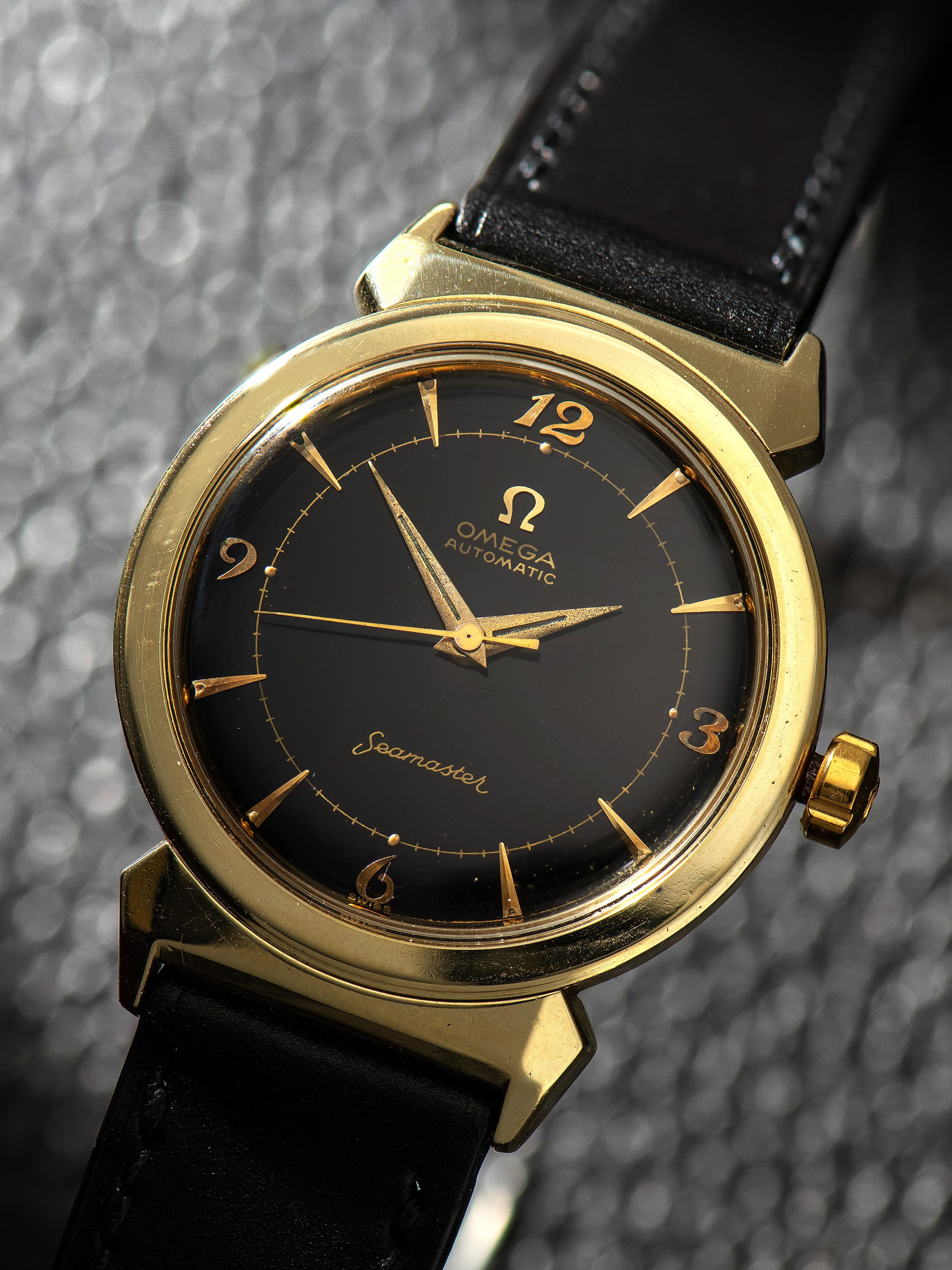 1954 Omega Automatic Seamaster 'Gold Cap' (Ref. 14363-1 SC) Black Dial