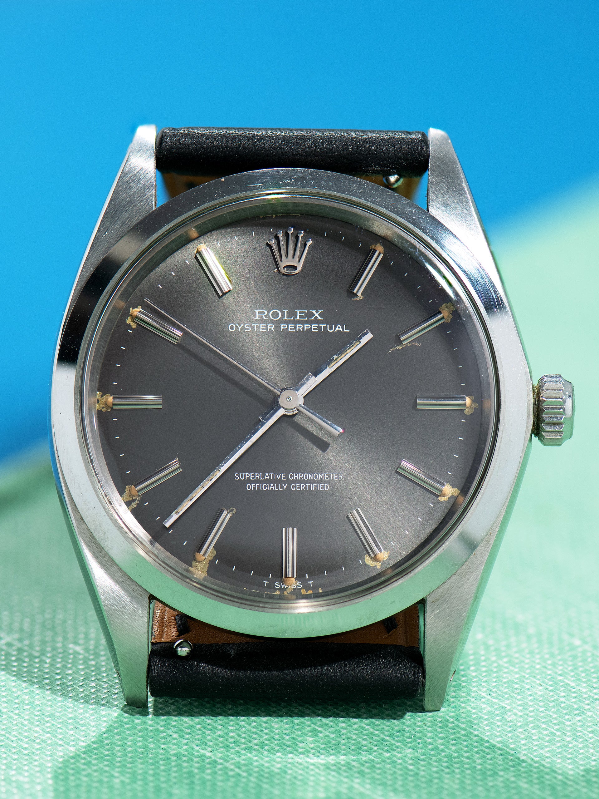 1969 Rolex Oyster-Perpetual '36mm Case' (Ref. 1018) Grey Dial