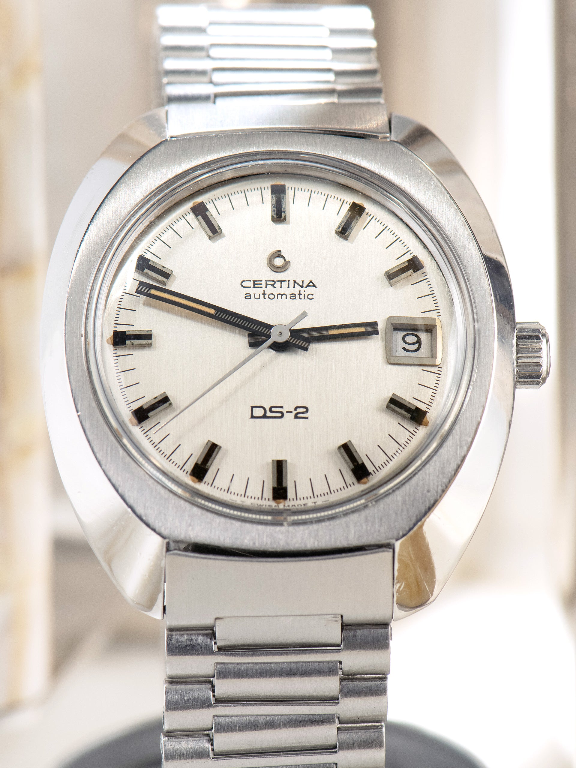 1970s Certina DS-2 Automatic (Ref. 5801 300) Silver Dial