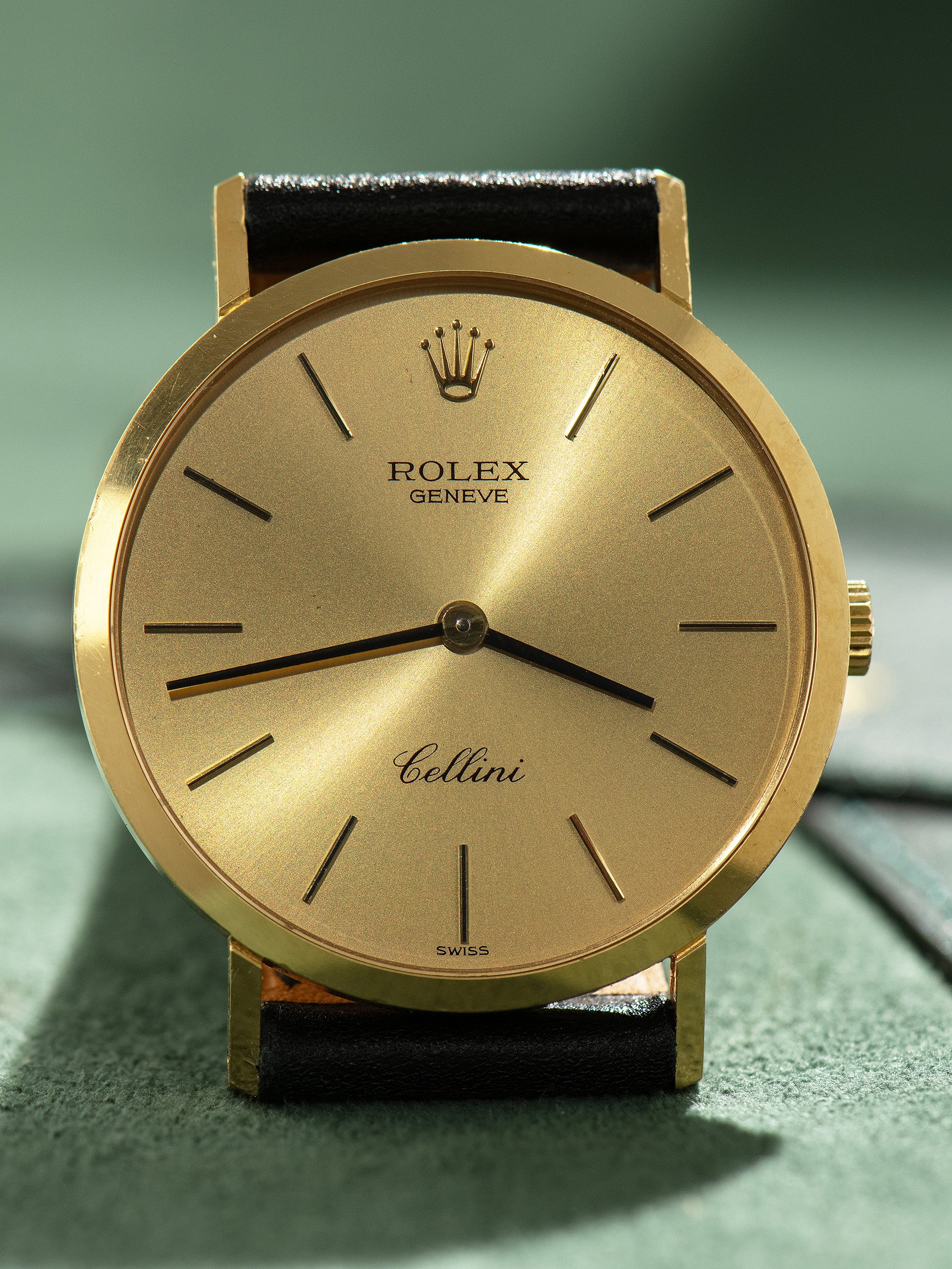 *Unpolished* 1976 Rolex Cellini 18K YG (Ref. 4112)
