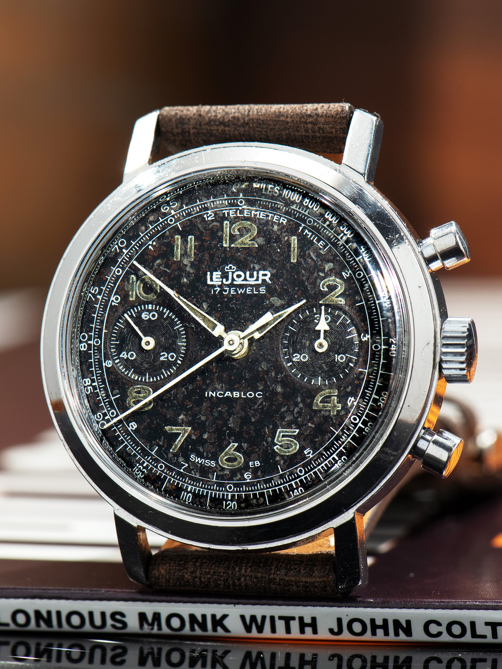 Tropical 1960s LeJour Chronograph 'Venus Cal. 188'