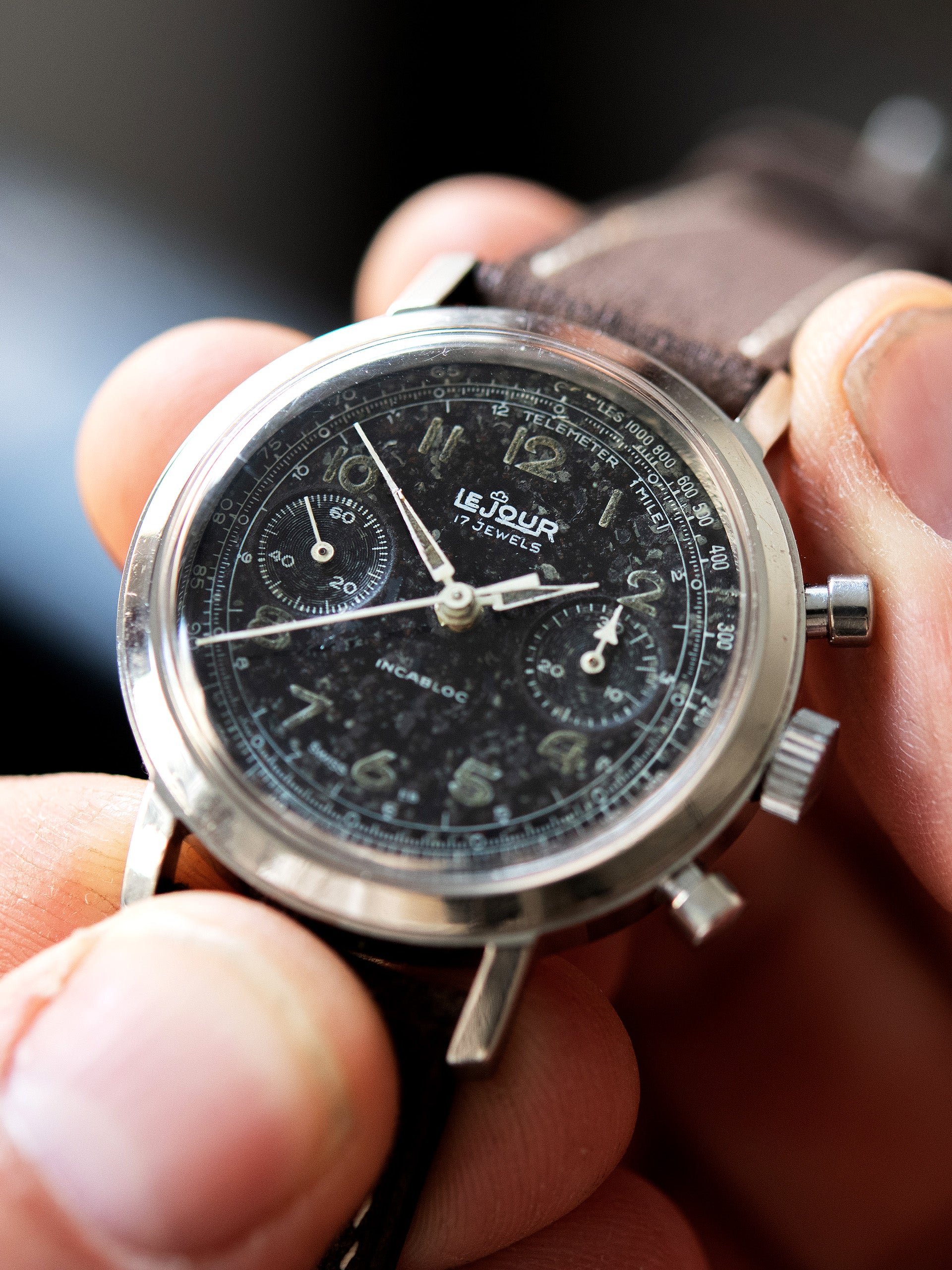 Tropical 1960s LeJour Chronograph 'Venus Cal. 188'
