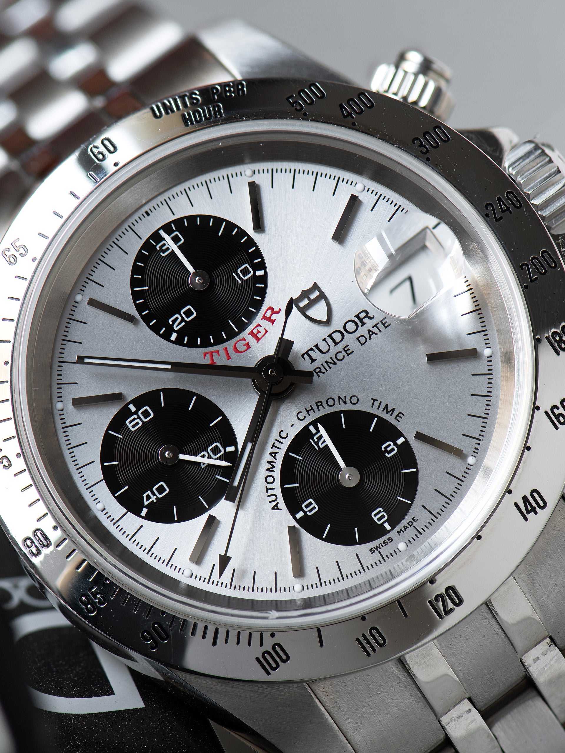 2003 Tudor "Tiger" Chronograph (Ref. 79280) Silver Dial W/ Box & Paper