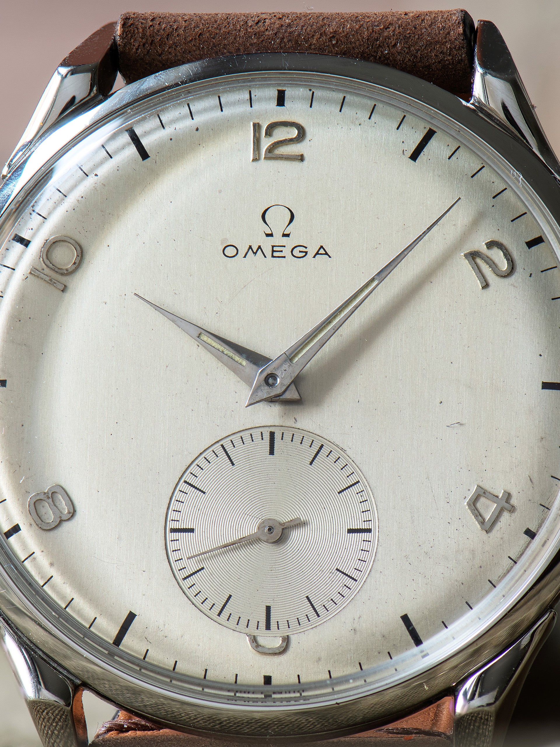 1950 Omega Jumbo Dress Watch (Ref. 2603-2) Silver Dial 'Cal. 265'