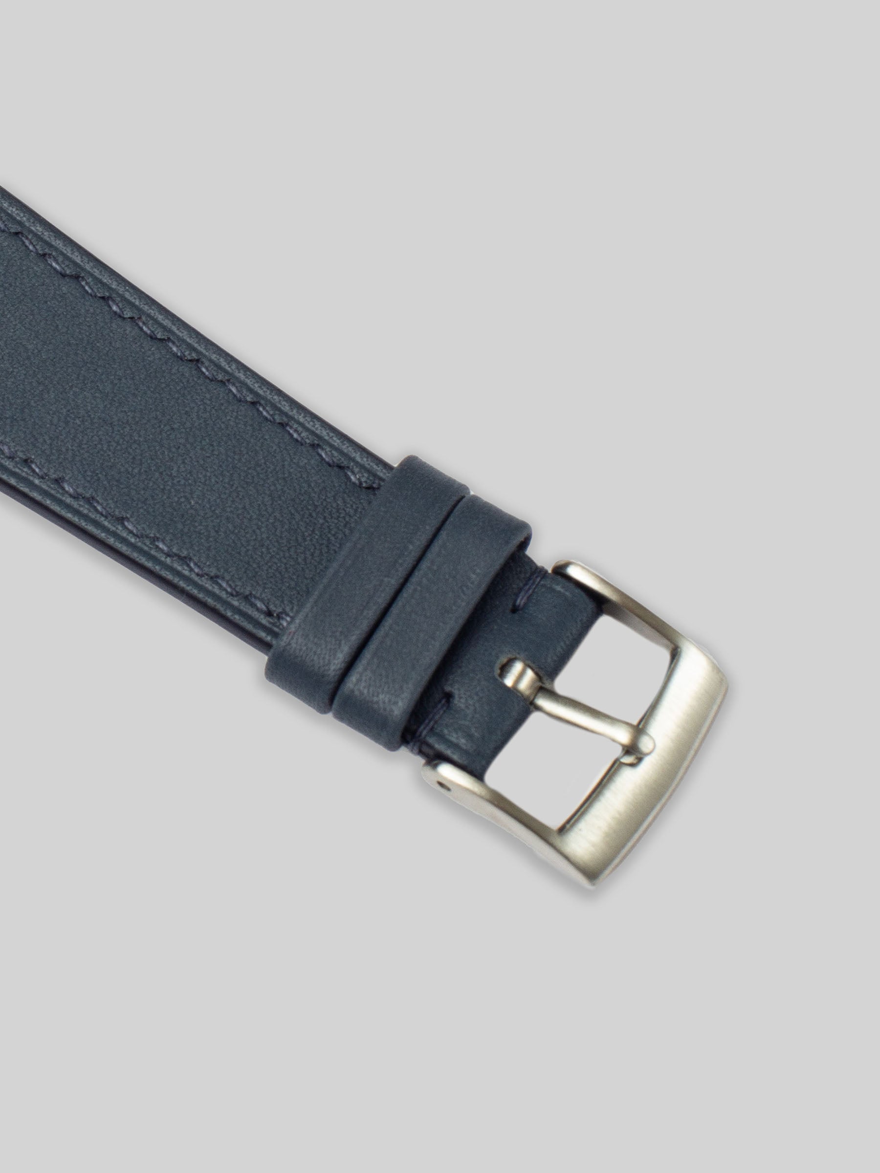 Barenia Leather Watch Strap - Navy