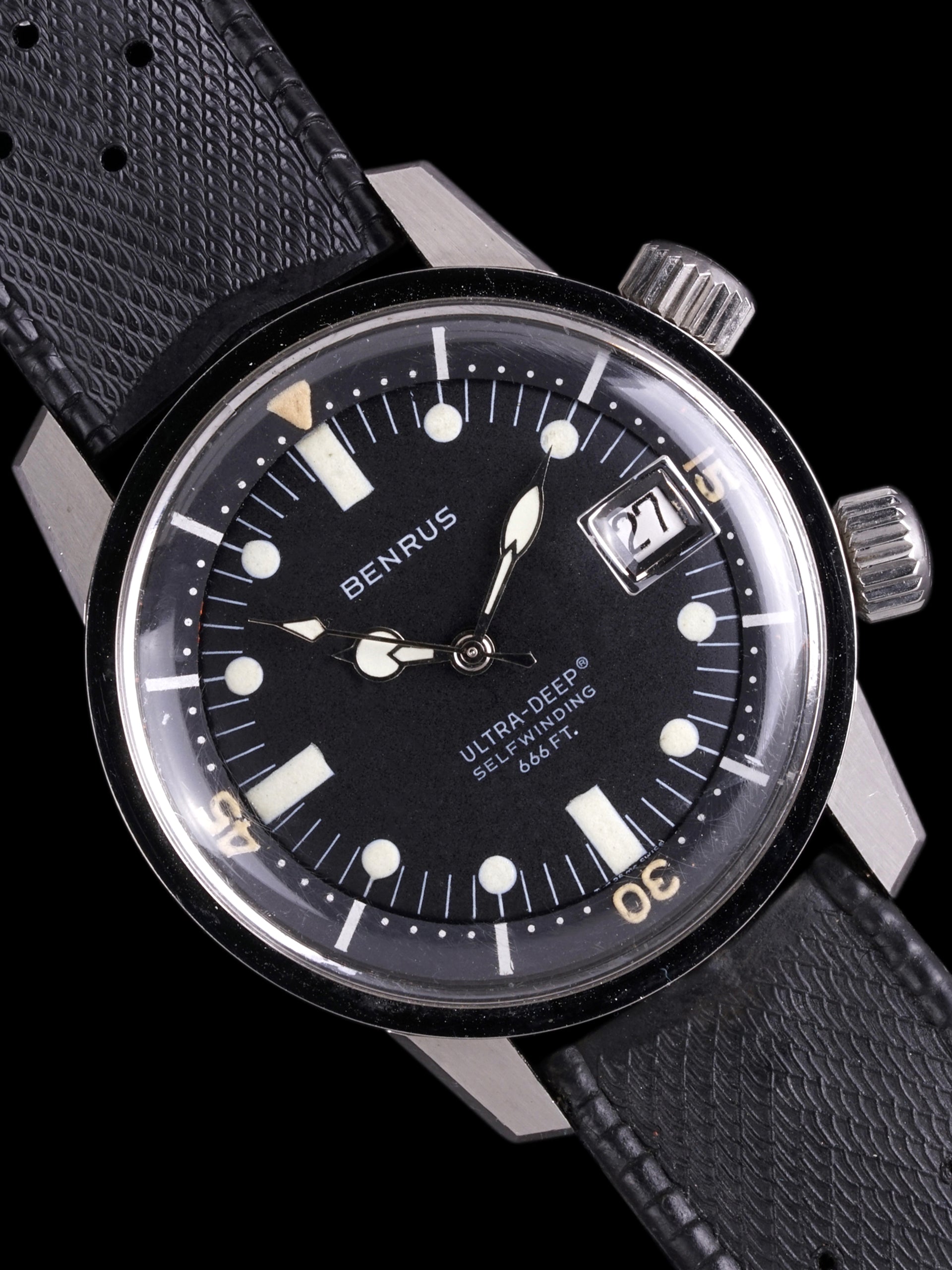 *Unpolished* 1960s Benrus Ultra-Deep (Ref. 6089) Super-Compressor