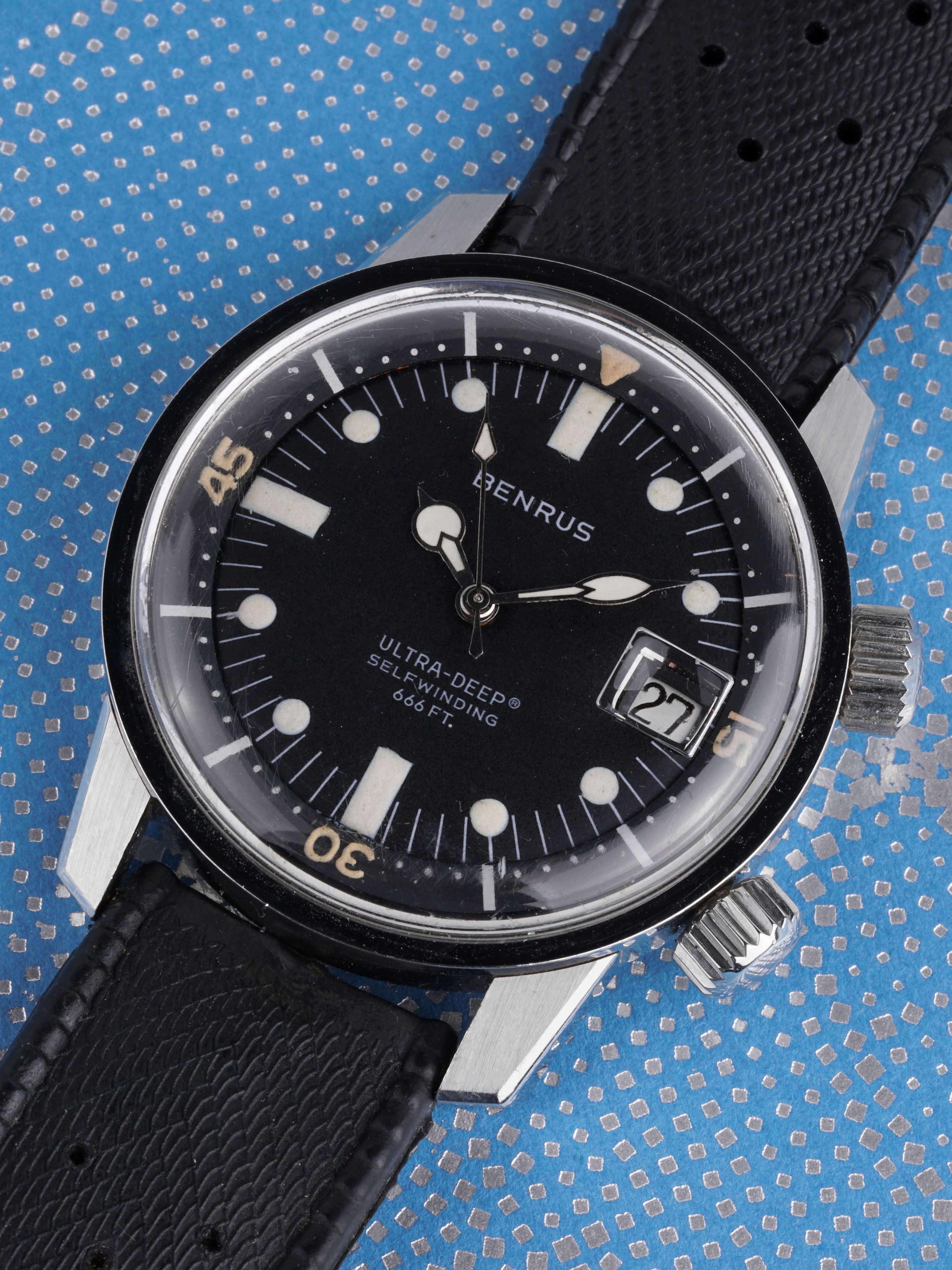 *Unpolished* 1960s Benrus Ultra-Deep (Ref. 6089) Super-Compressor