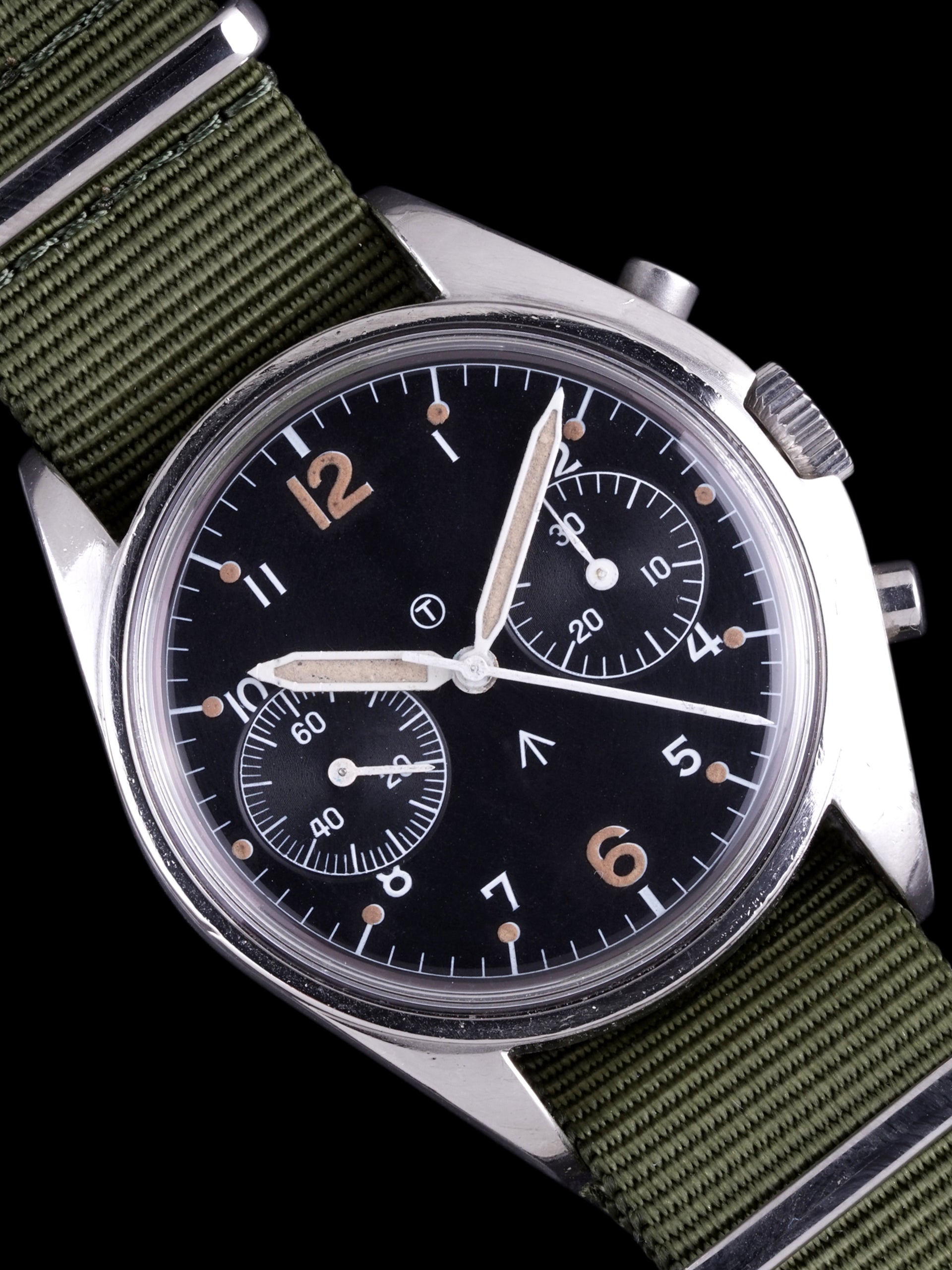 1973 CWC Royal Navy Pilots Chronograph "Sterile Dial"