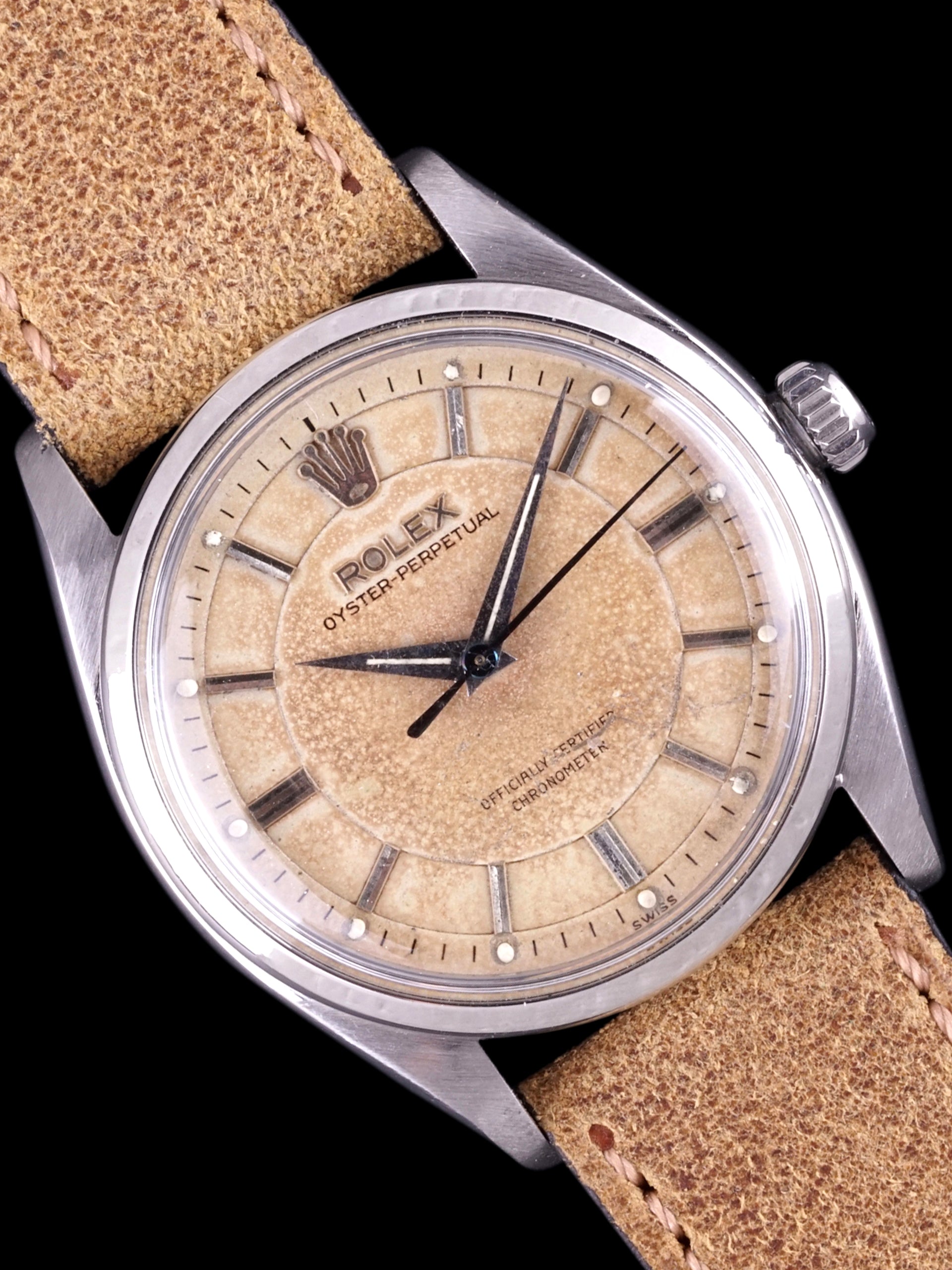 Tropical 1956 Rolex Oyster-Perpetual (Ref. 6564) "Sector Dial"