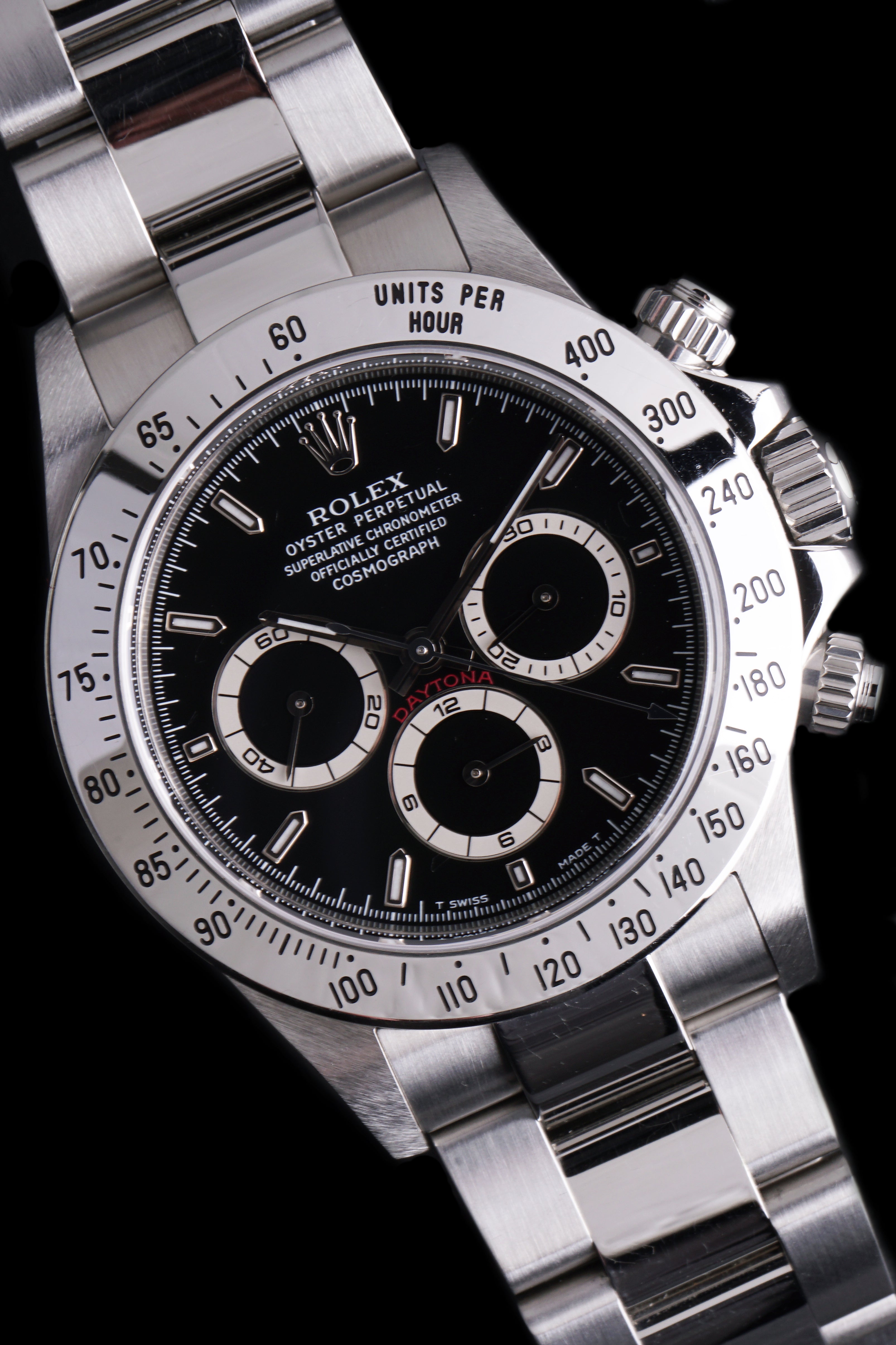 *Unpolished* 1998 Rolex Daytona (Ref. 16520) Black Mk. IV "Tritinova"