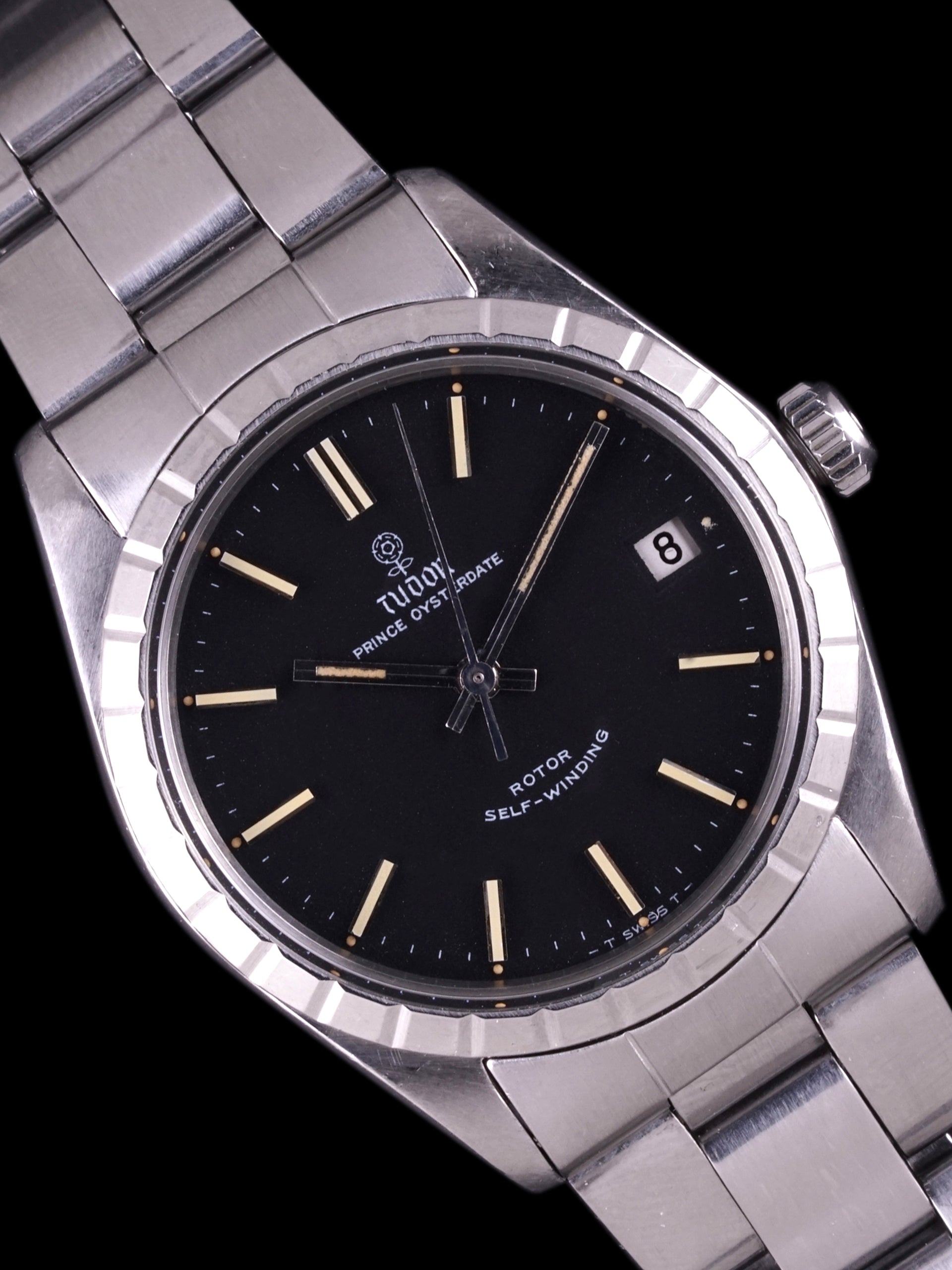 1967 Tudor Prince Oysterdate (Ref. 7966/0) "Matte Black Rose Dial"