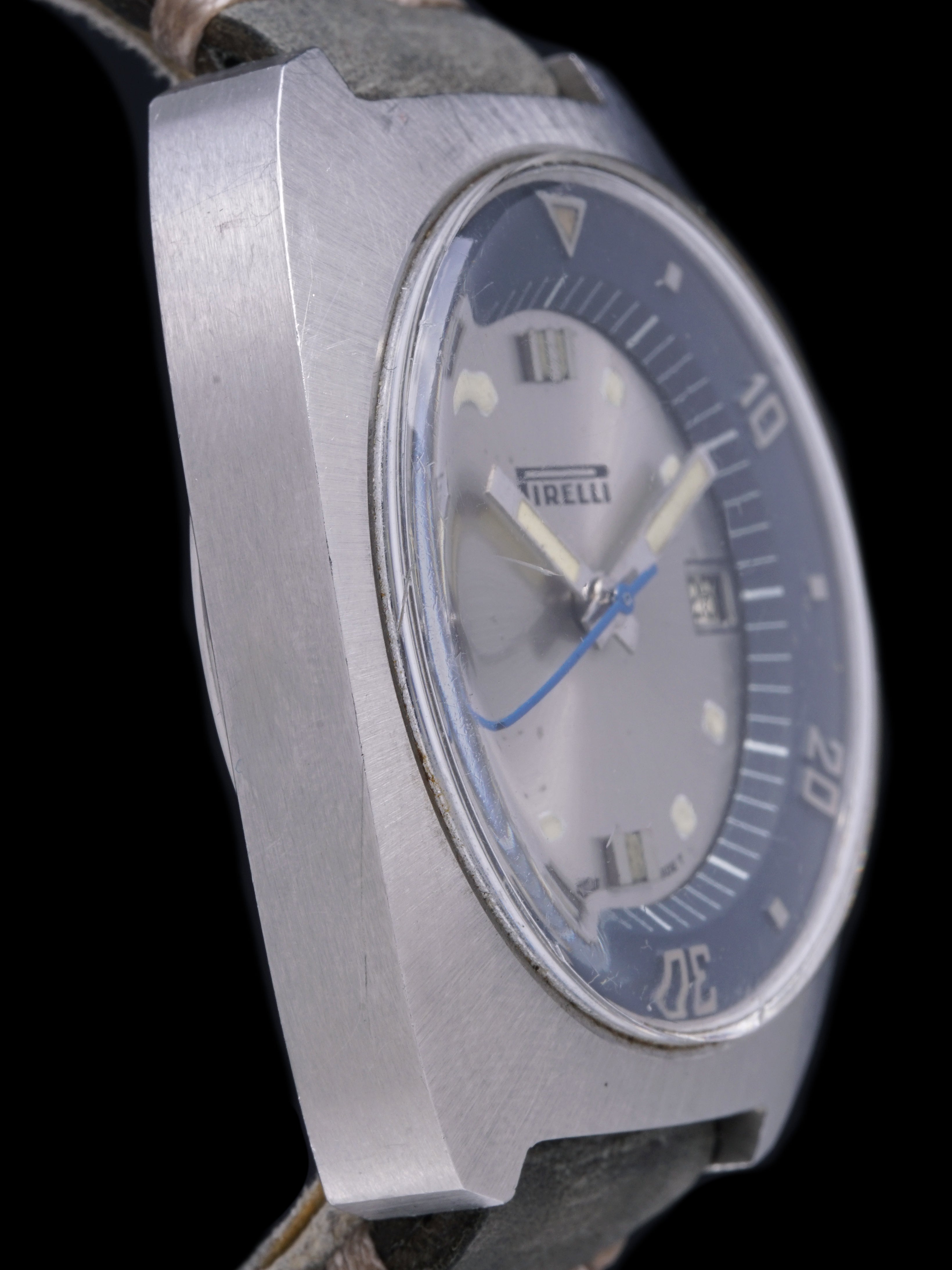 1970s Aquastar Seatime (Ref. 1000) "Pirelli" Dial