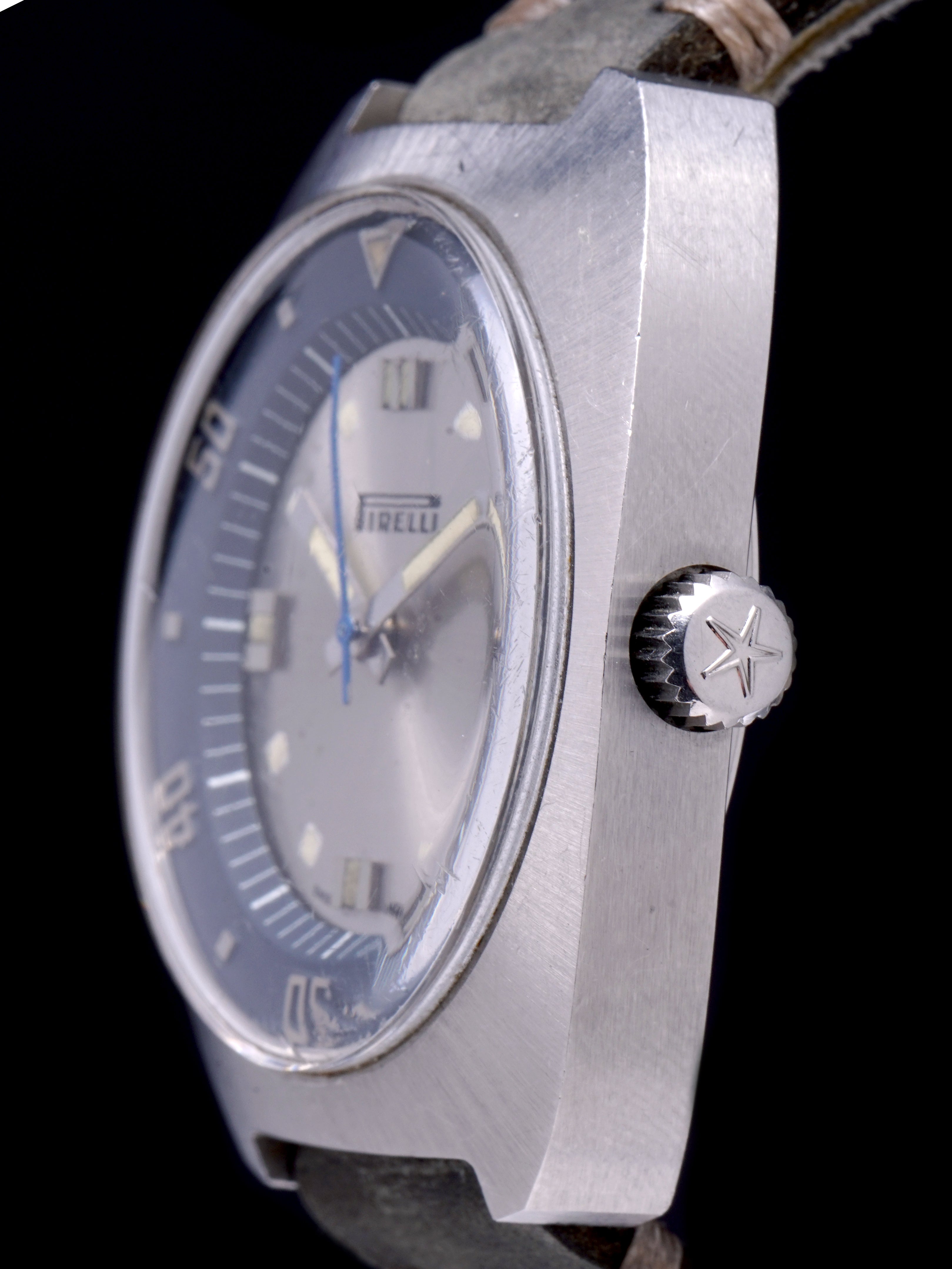 1970s Aquastar Seatime (Ref. 1000) "Pirelli" Dial