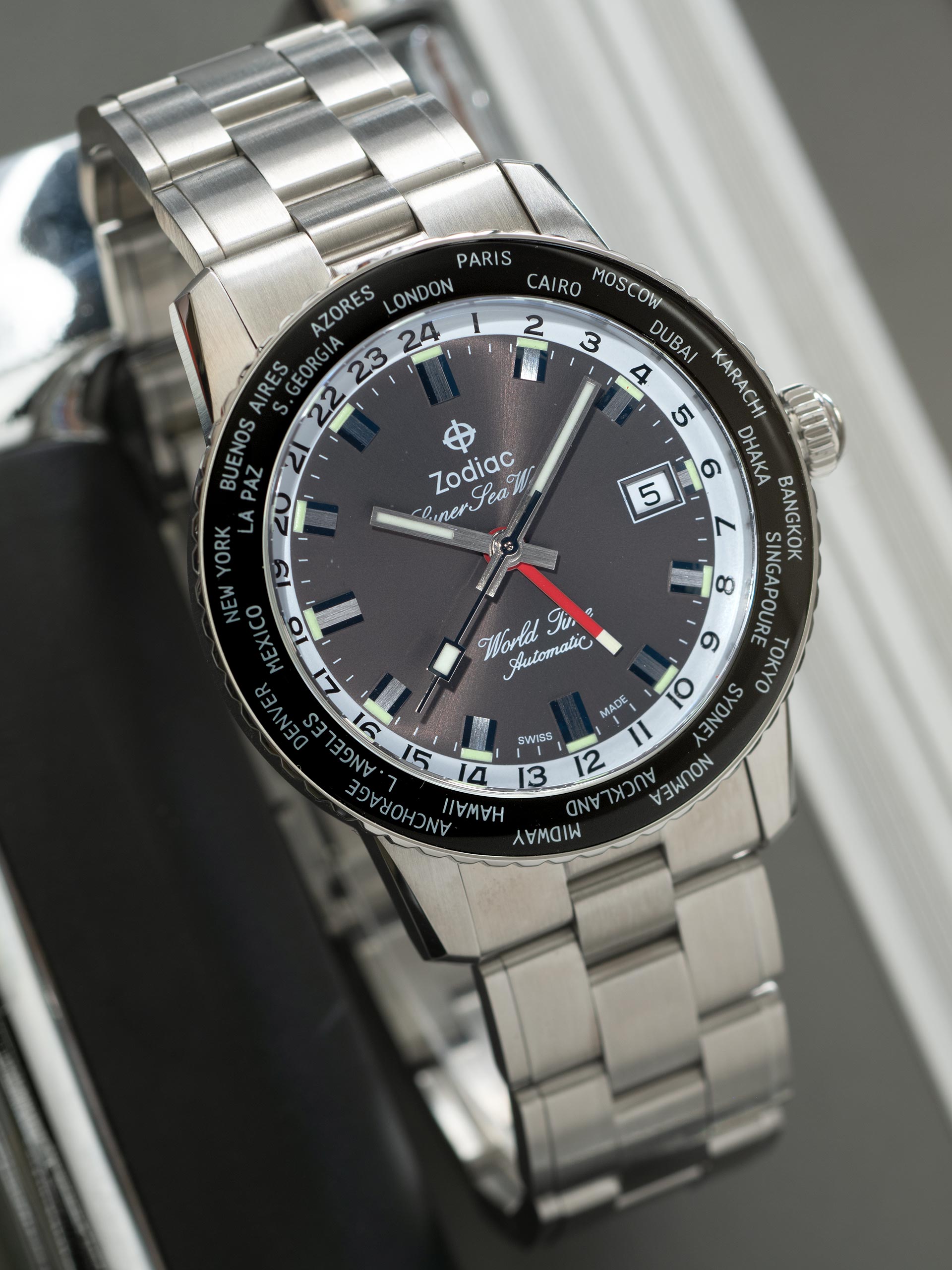 Limited Edition Super Sea Wolf GMT World Time (Ref. ZO9409) Black