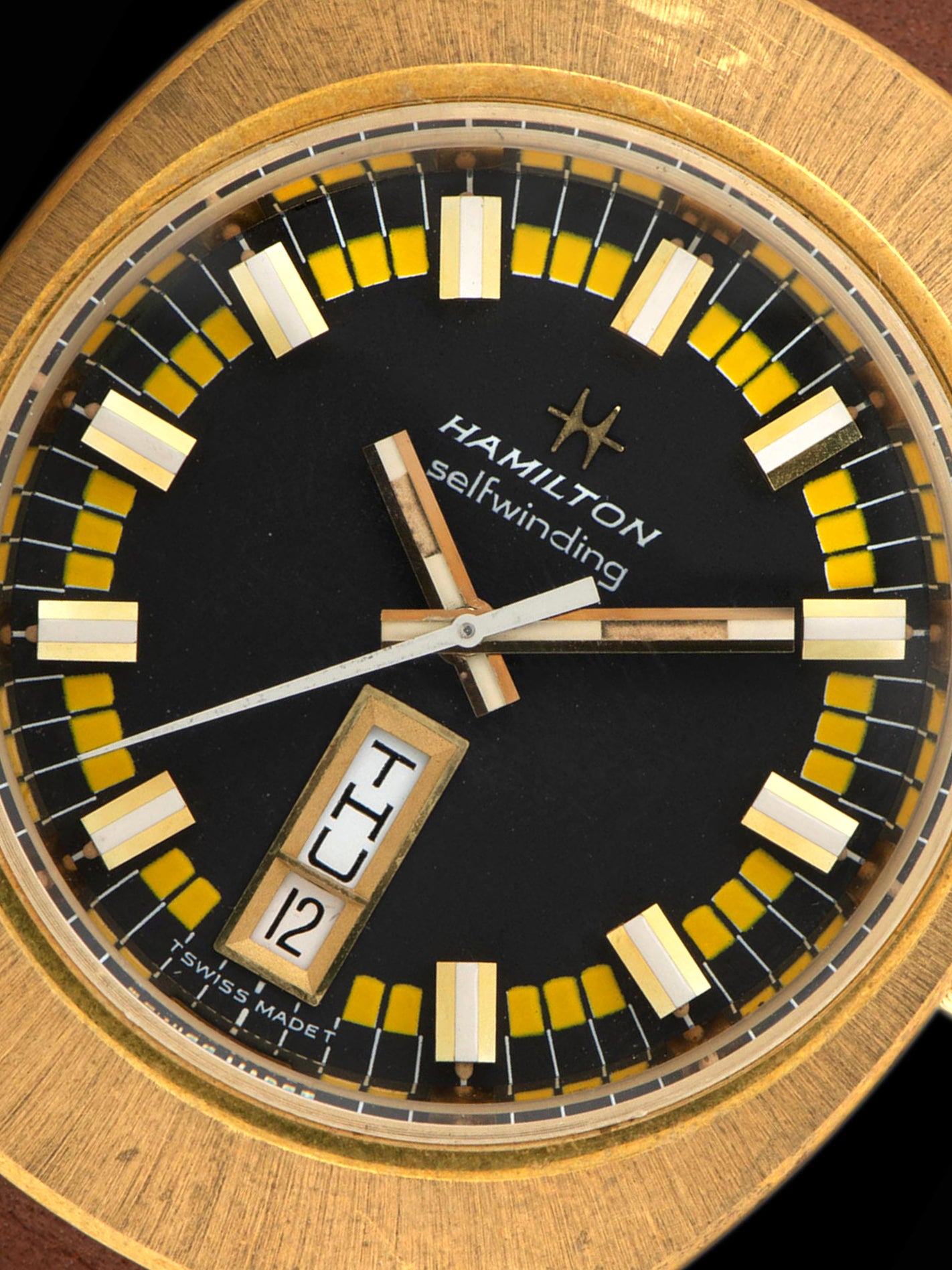 1970s Hamilton Automatic Day-Date Gold Cap (Ref. 825011-4)