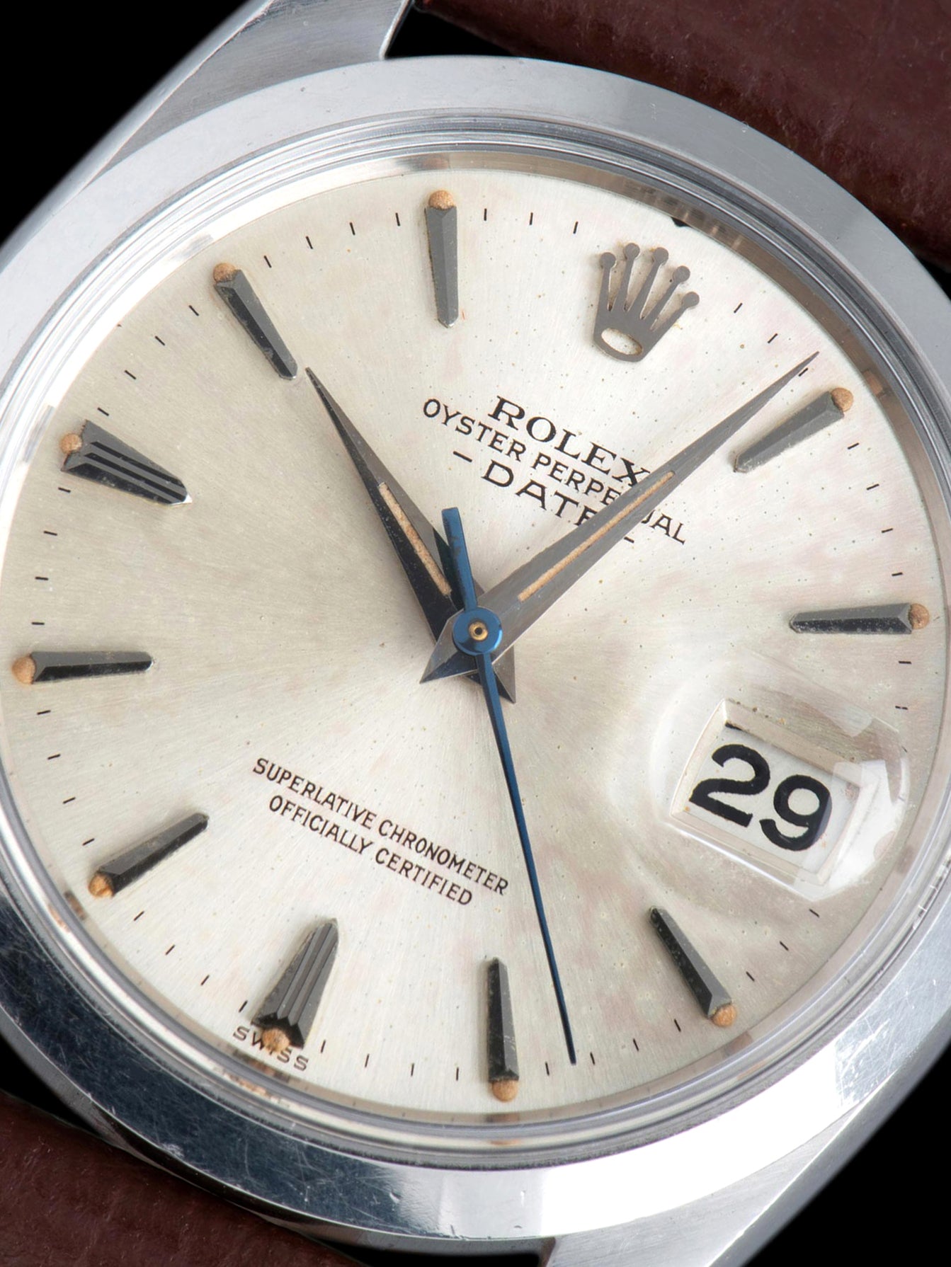 1961 Rolex Oyster Perpetual Date (Ref. 1500) "SWISS" Only Dial